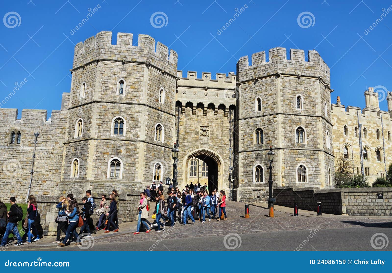 Castelo Real De Windsor Em Inglaterra Imagem de Stock Editorial ...