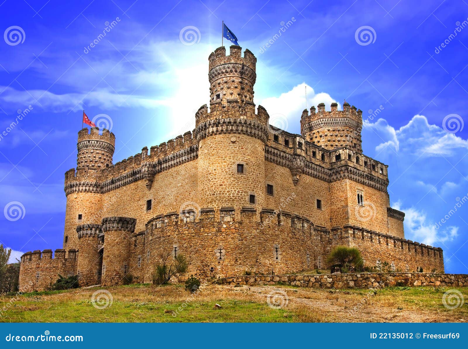 Castelos de Spain foto de stock. Imagem de cultura, europa - 22135012