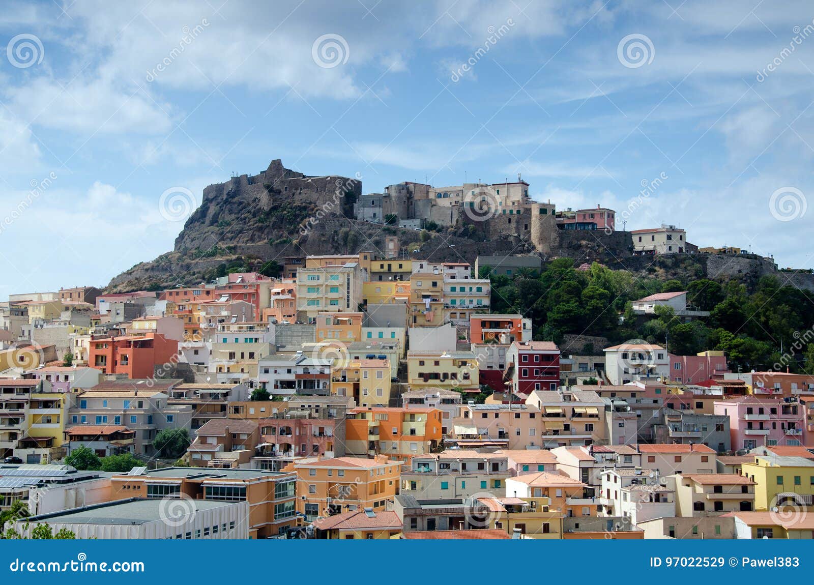 Castelsardo, Sardinia, Italy Stock Image - Image of medieval ...
