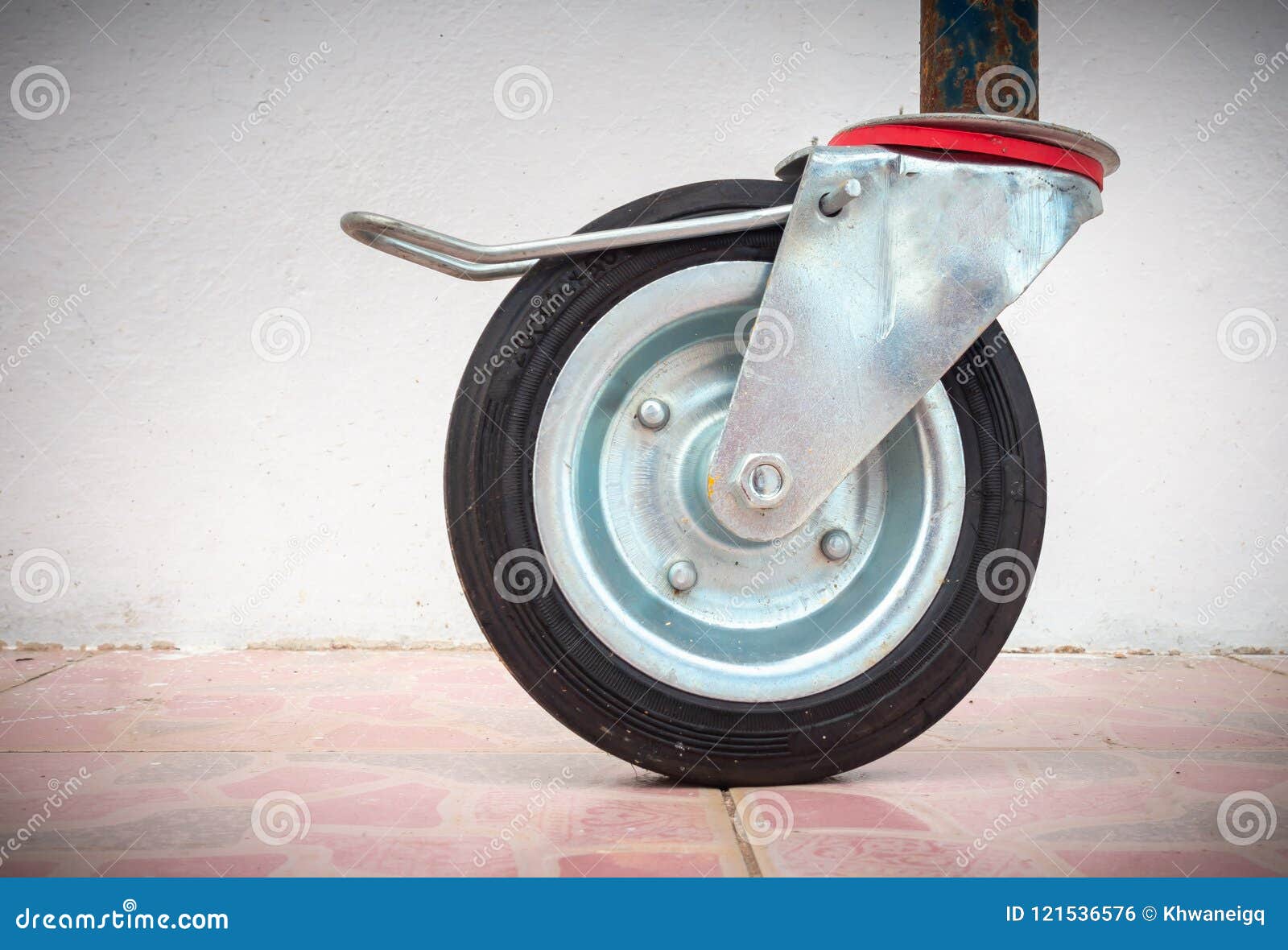 Caster Roller Wheel for Scaffolding Platform, Construction Tools Stock ...