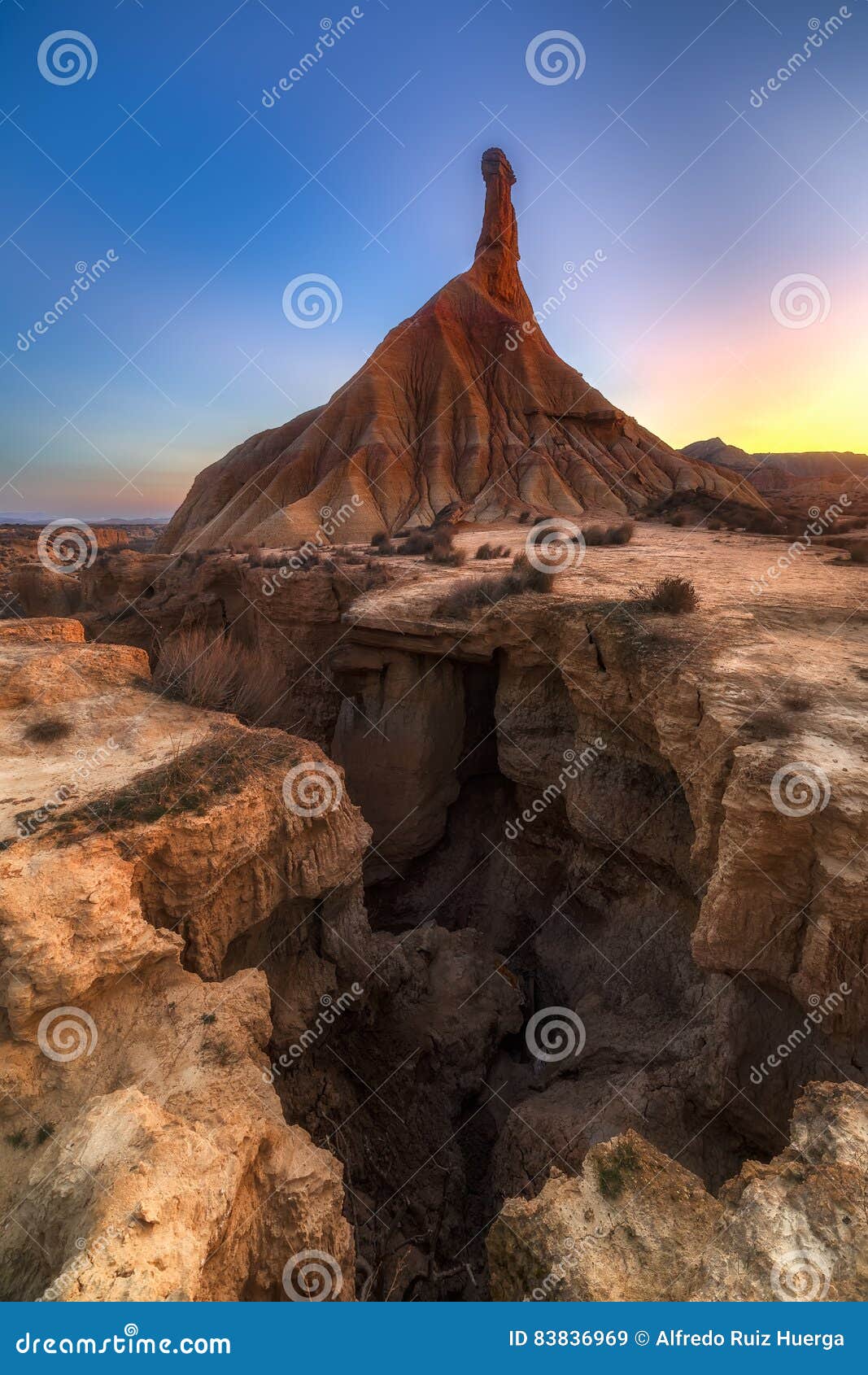 Castil de Tierra stock image. Image of crack, clay, castil - 83836969