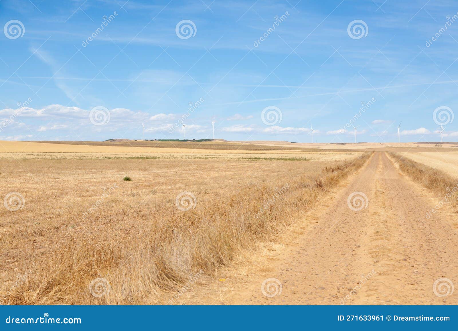 Castile and Leon Region Rural Landscape, Spain Stock Image - Image of ...