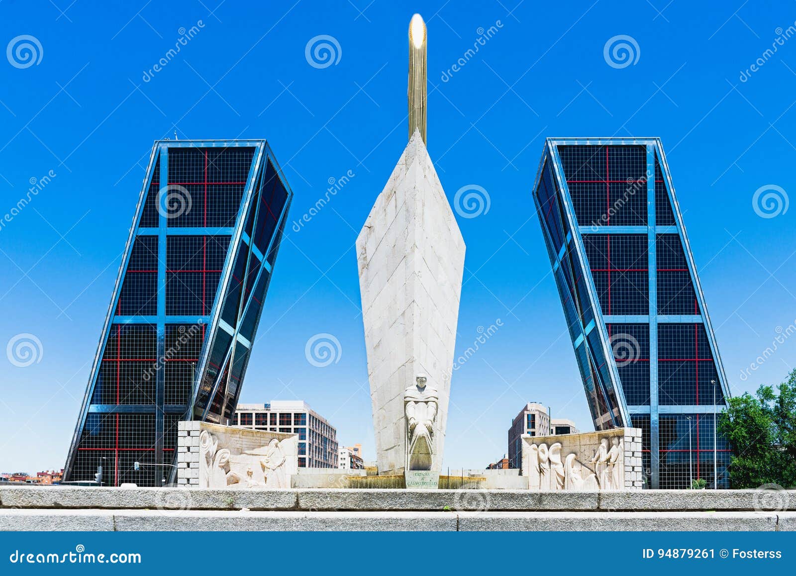 Castilla Square stock image. Image of castilla, glass - 94879261