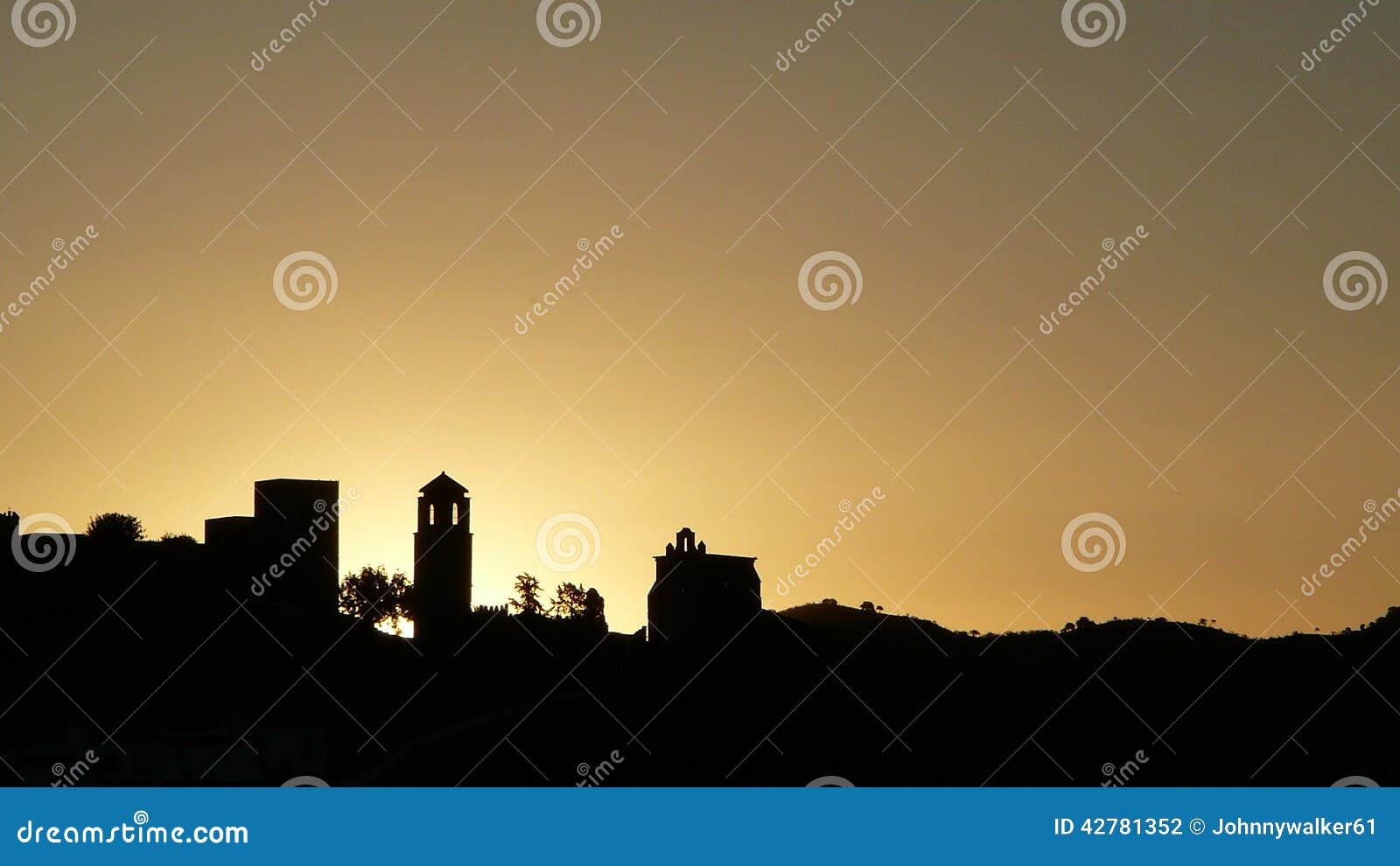 Castillo Arabe stock photo. Image of castillo, alora - 42781352
