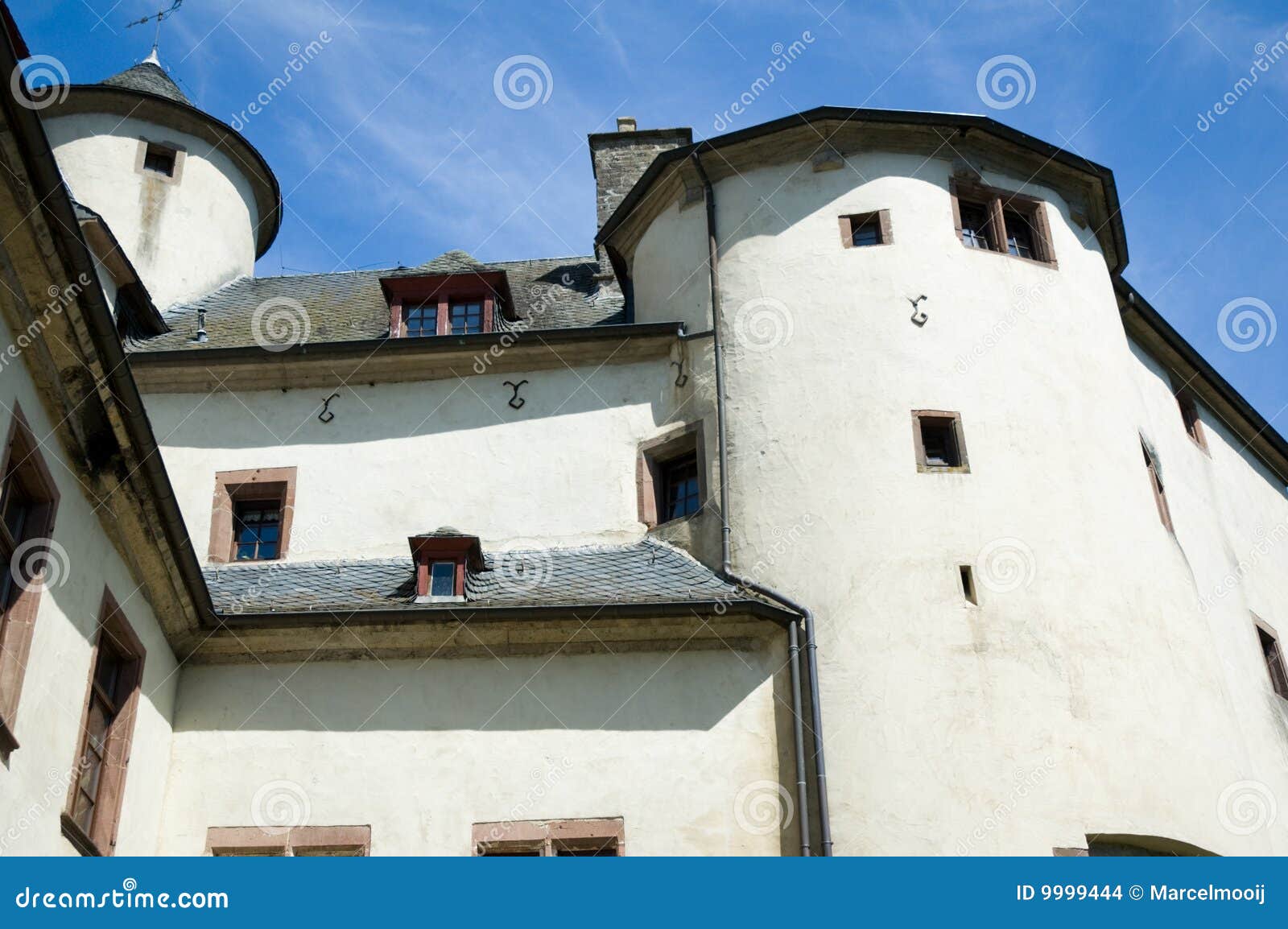 Castillo blanco foto de archivo. Imagen de castillo, fortaleza - 9999444