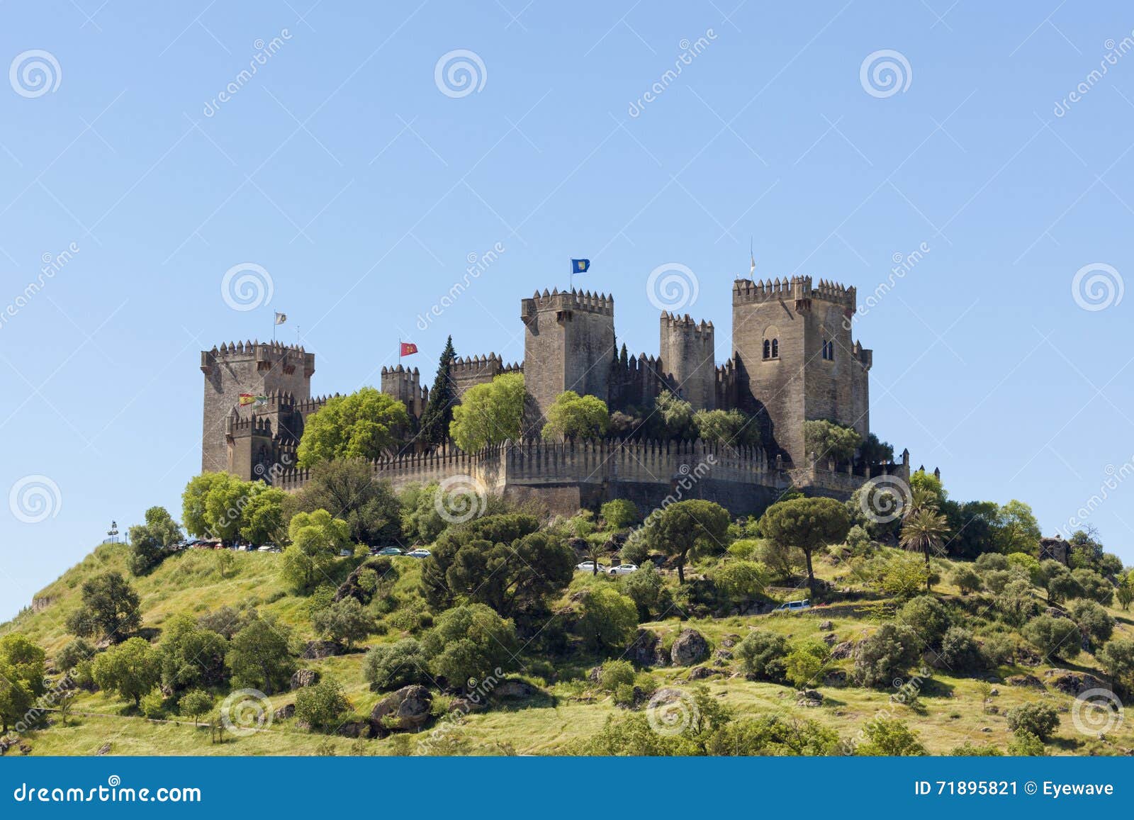 Castillo De Almodovar Del Rio Stock Image - Image of fortified ...