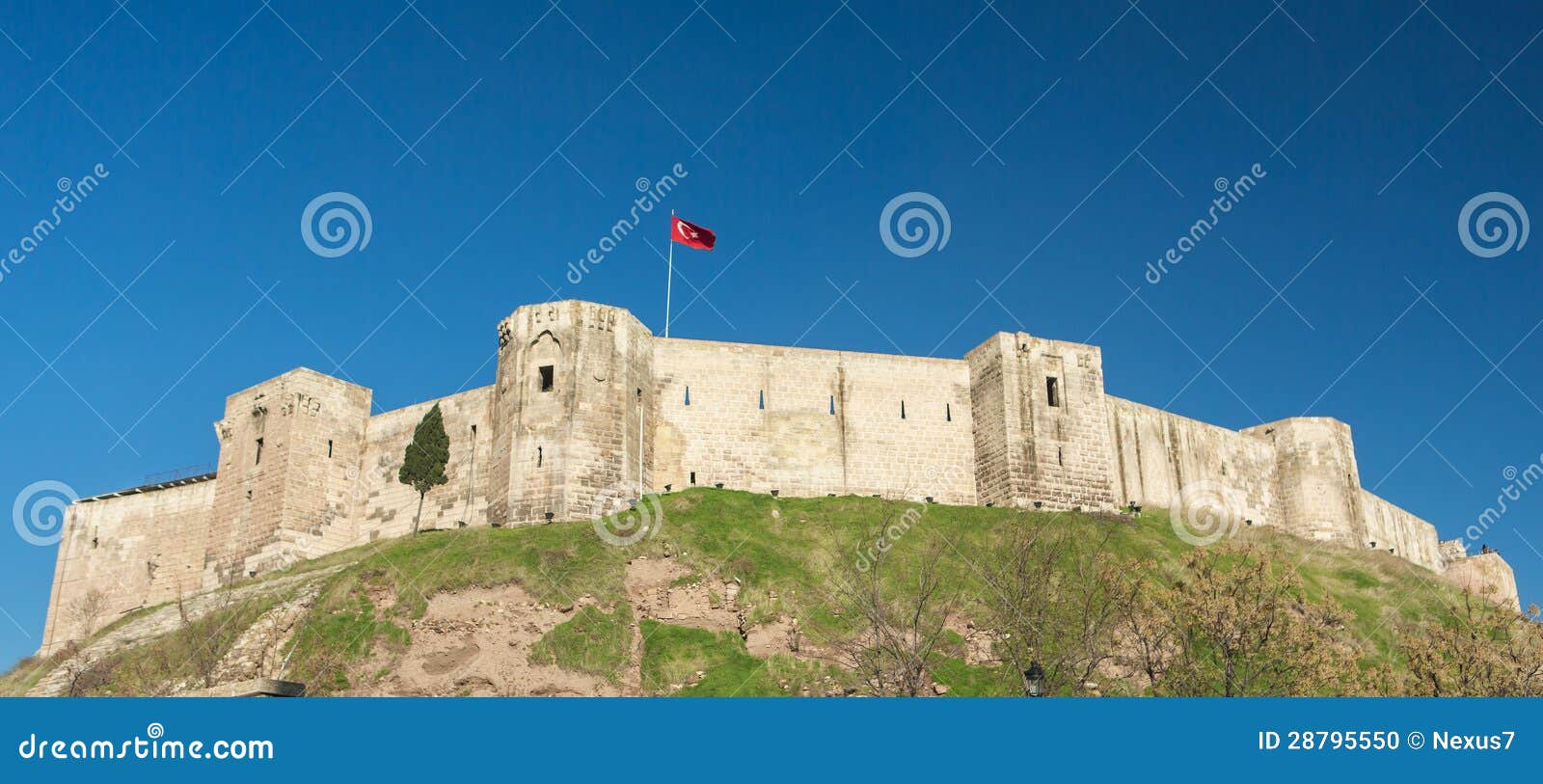 Castillo de Antep foto de archivo. Imagen de majestuoso - 28795550