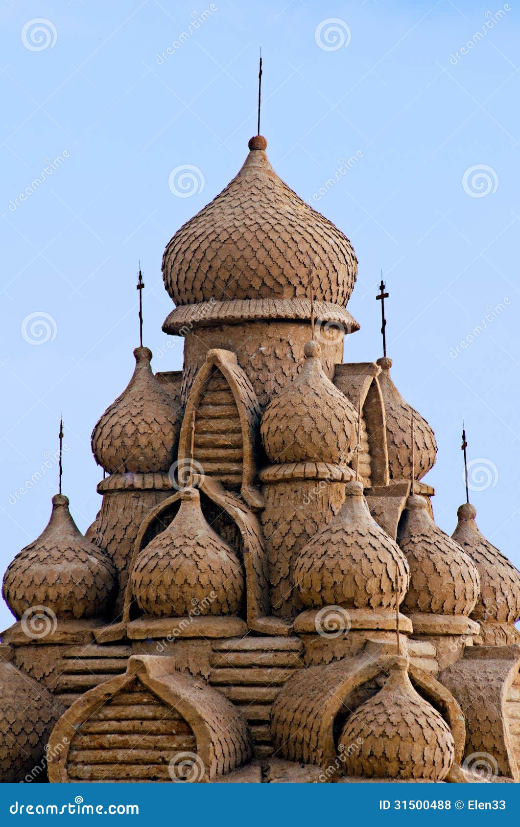 Castillo de arena foto de archivo. Imagen de europa, cielo - 31500488