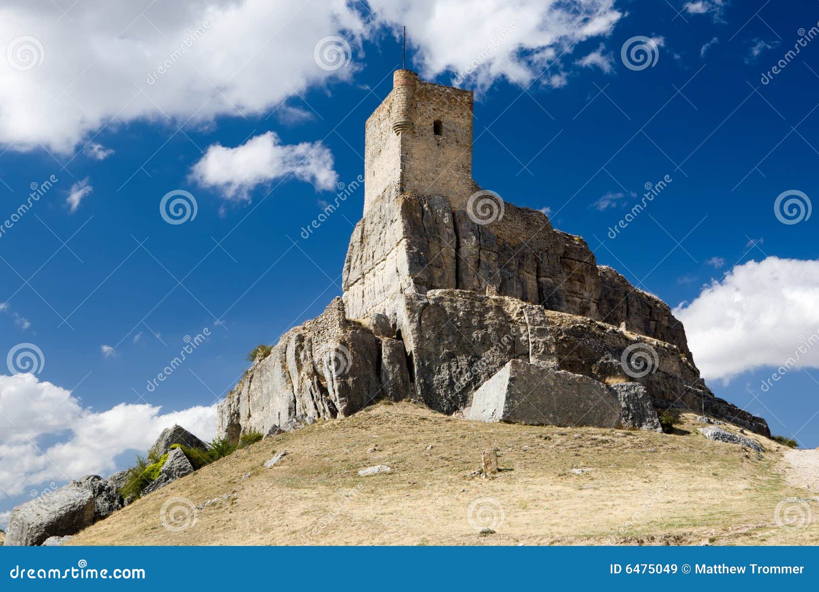 Castillo de Atienza stock image. Image of moor, landmark - 6475049