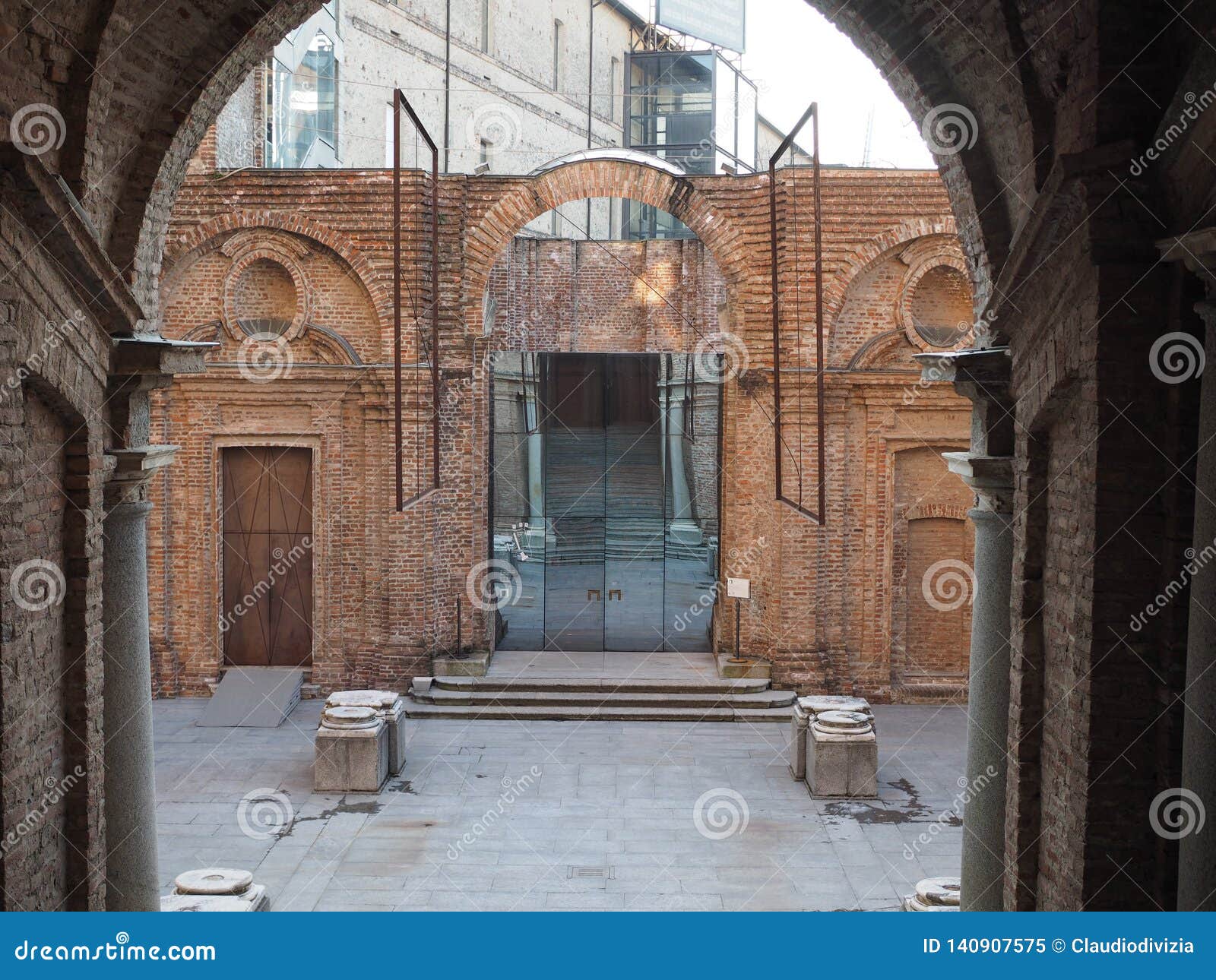 Castillo De Castello Di Rivoli En Rivoli Imagen de archivo - Imagen de ...