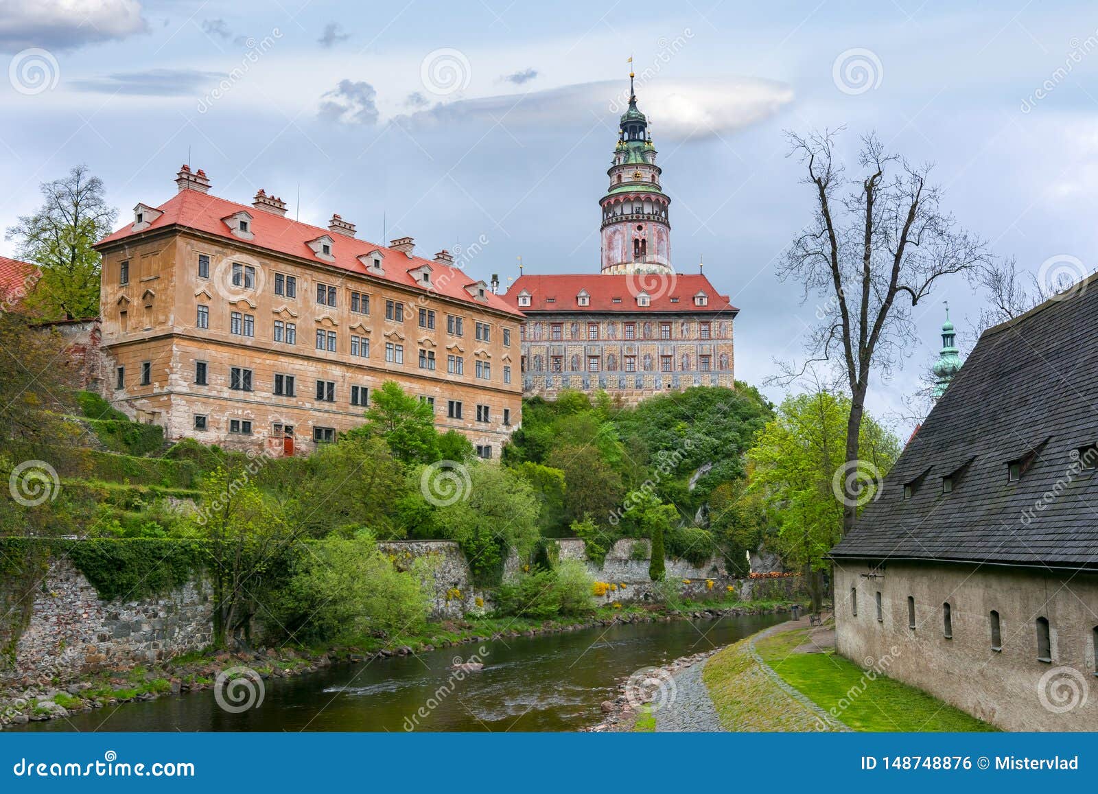 Castillo De Cesky Krumlov, Rep?blica Checa Foto de archivo - Imagen de urbano, paisaje: 148748876