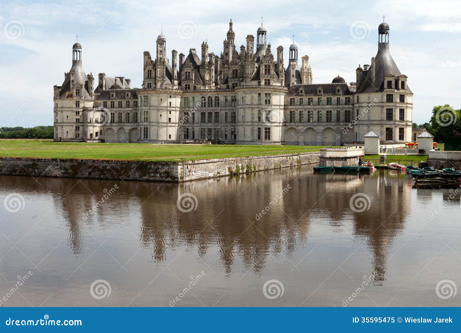 Castillo de Chambord imagen de archivo. Imagen de castillos - 35595475