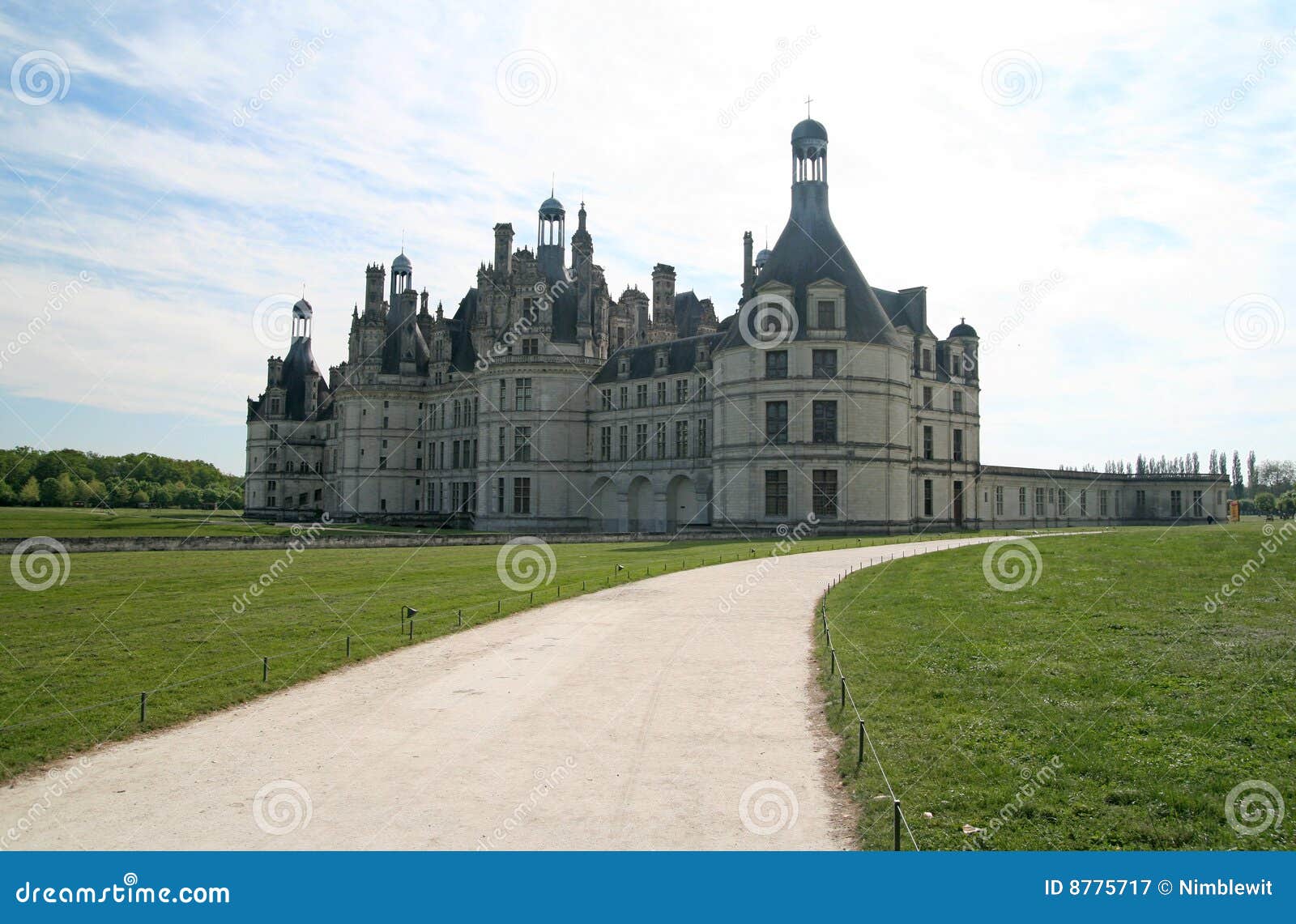 Castillo De Chambord. Francia. Imagen de archivo - Imagen de belleza ...