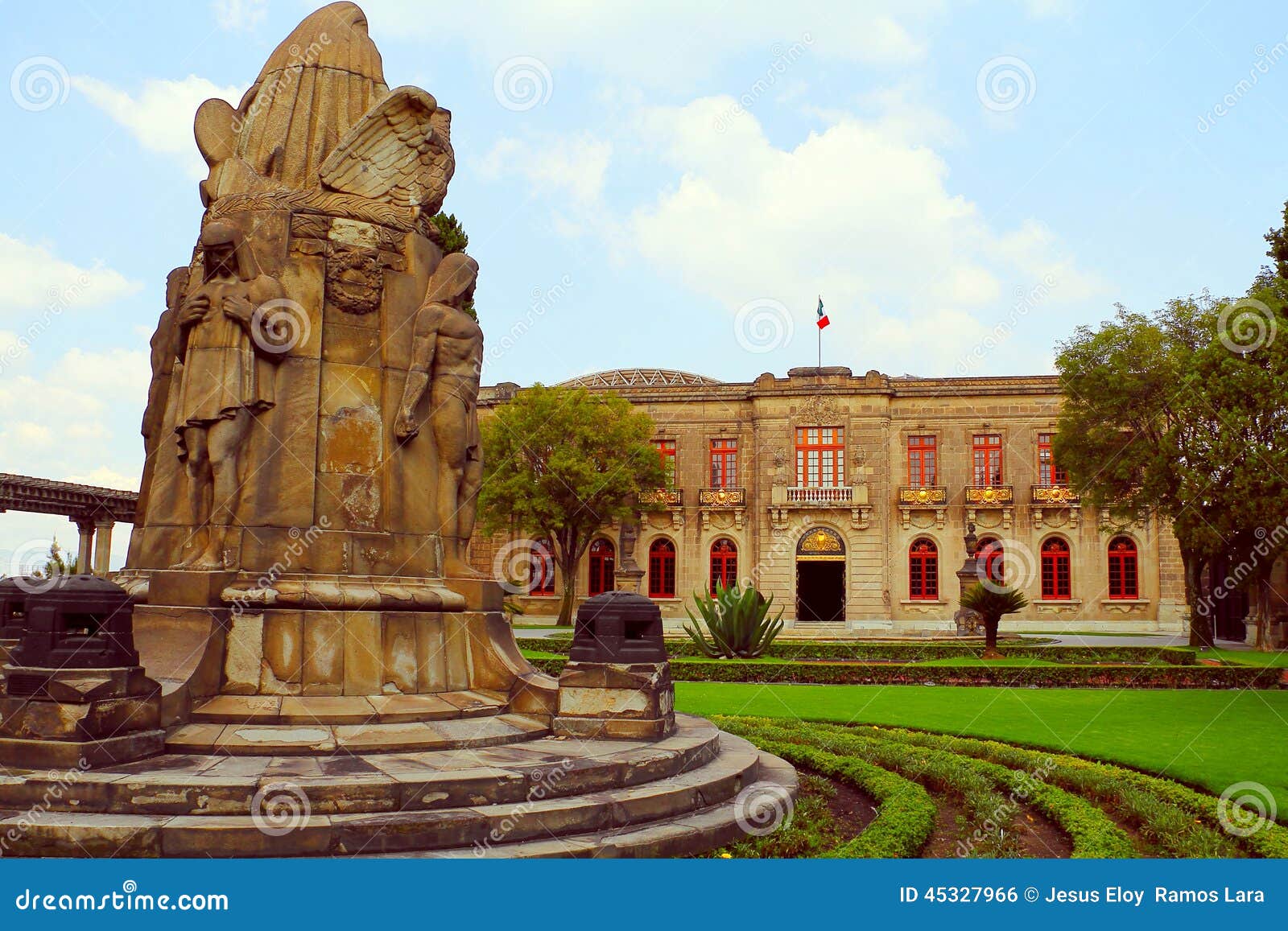 Historic Chapultepec Castle, Mexico City, Mexico. V Stock Photo ...