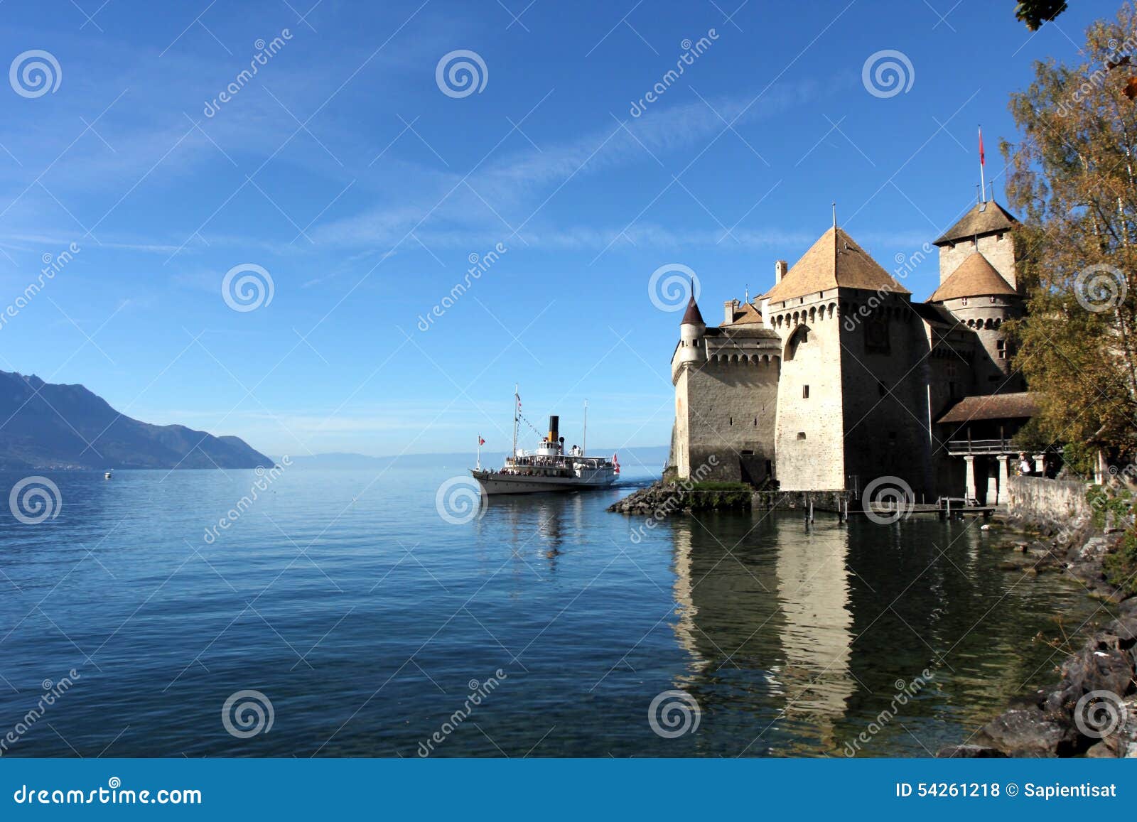 Castillo De Chillon Chateau De Chillon Foto de archivo editorial ...
