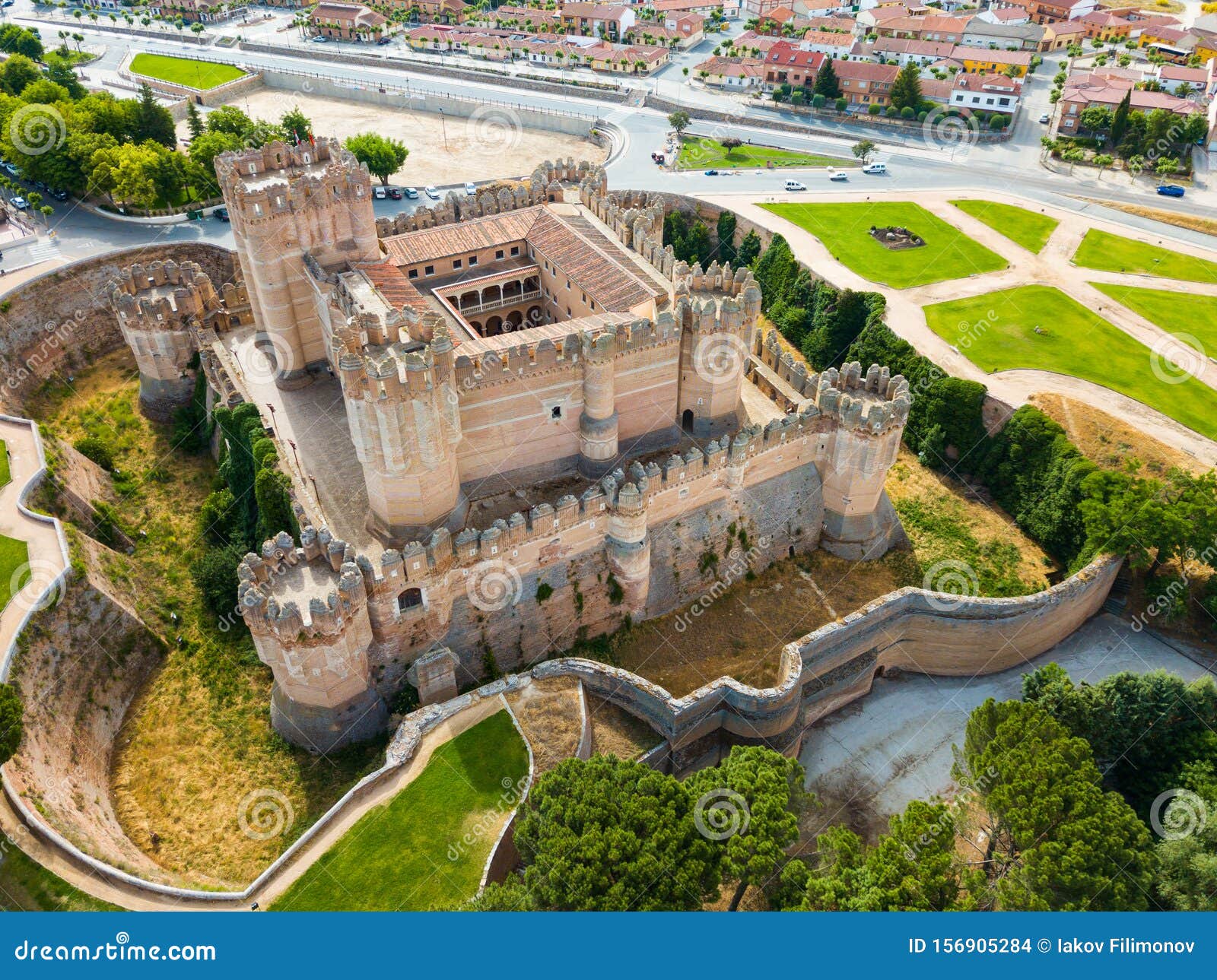 Castillo de Coca stock photo. Image of segovia, historical - 156905284