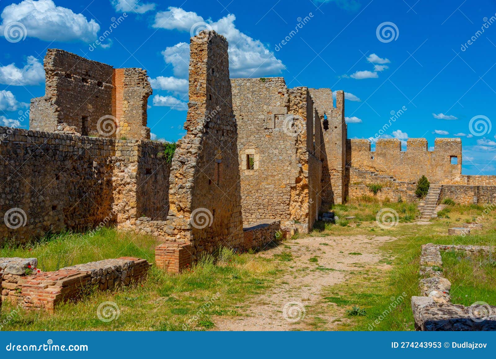 Castillo De Gormaz in Spain Stock Image - Image of castillo, tourism ...