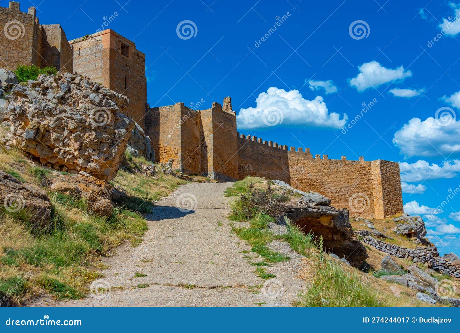 Castillo De Gormaz in Spain Stock Image - Image of castilla, fort ...