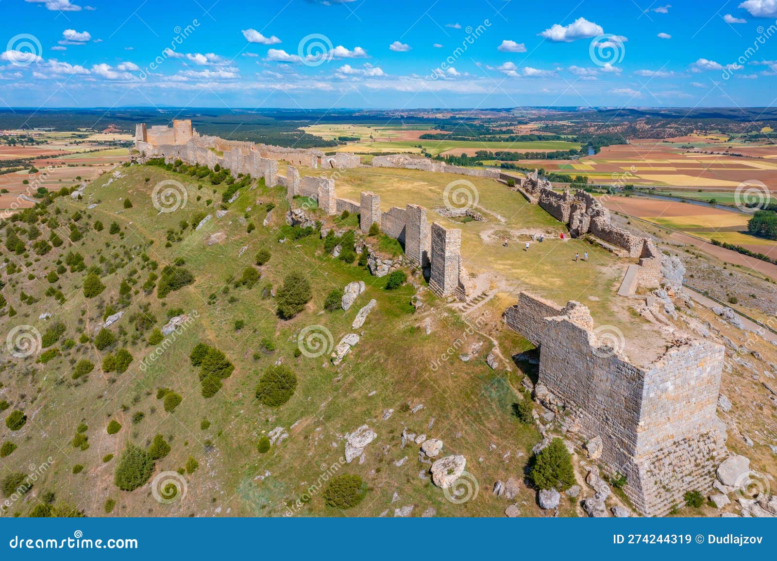 Castillo De Gormaz in Spain Stock Image - Image of gormaz, stone: 274244319