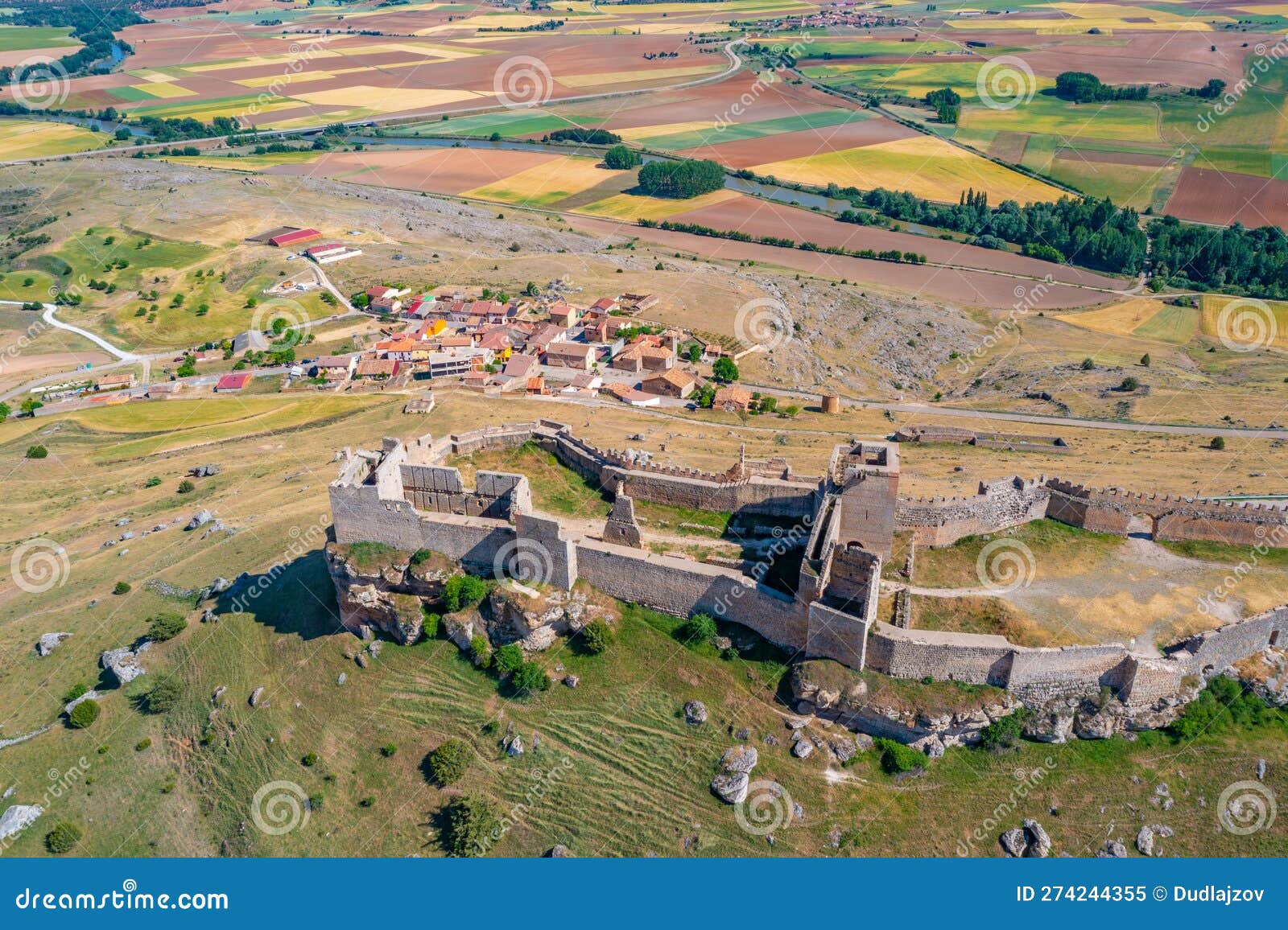 Castillo De Gormaz in Spain Stock Image - Image of hill, castle: 274244355