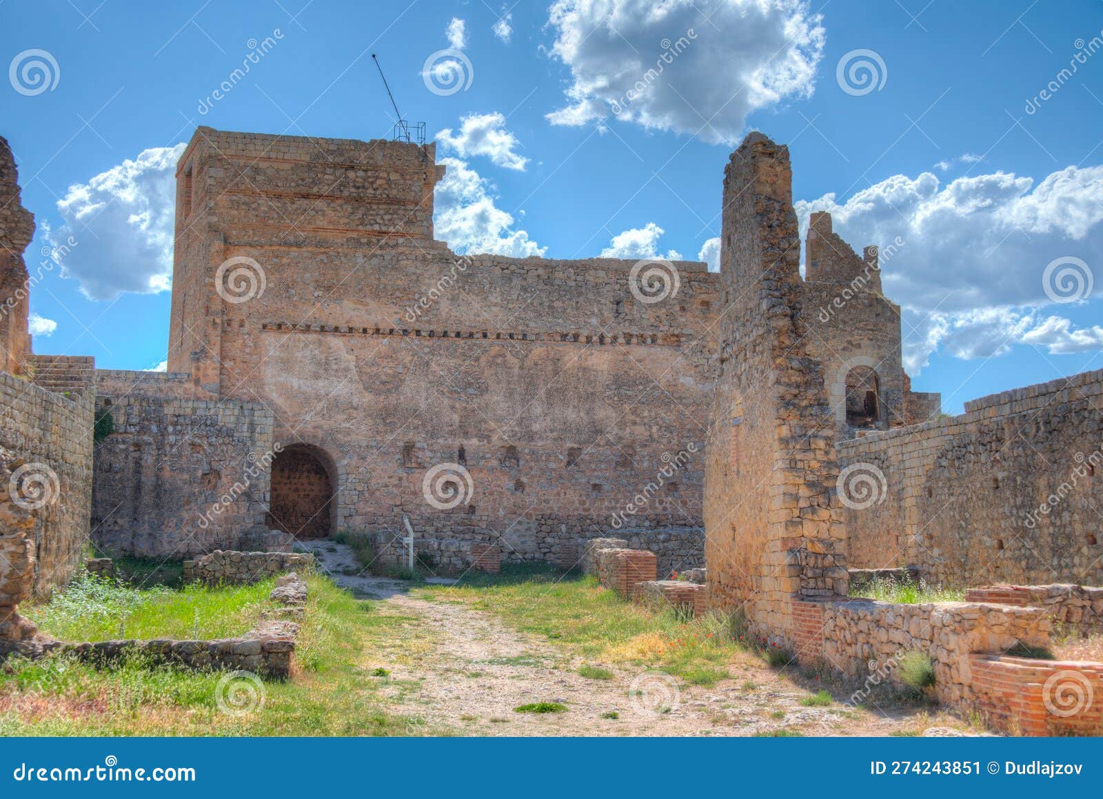 Castillo De Gormaz in Spain Stock Image - Image of battlement, town ...