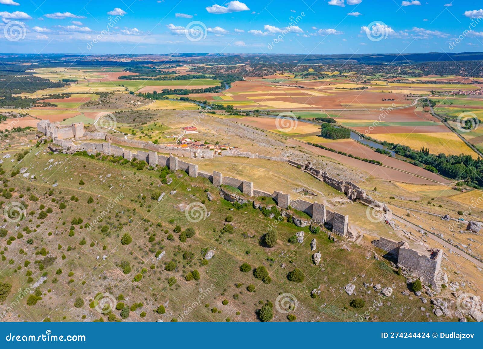 Castillo De Gormaz in Spain Stock Photo - Image of mozarabic ...