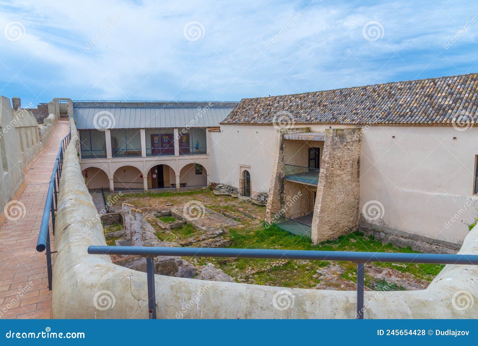 Castillo De Guzman El Bueno in Spanish Town Tarifa. Stock Photo - Image ...