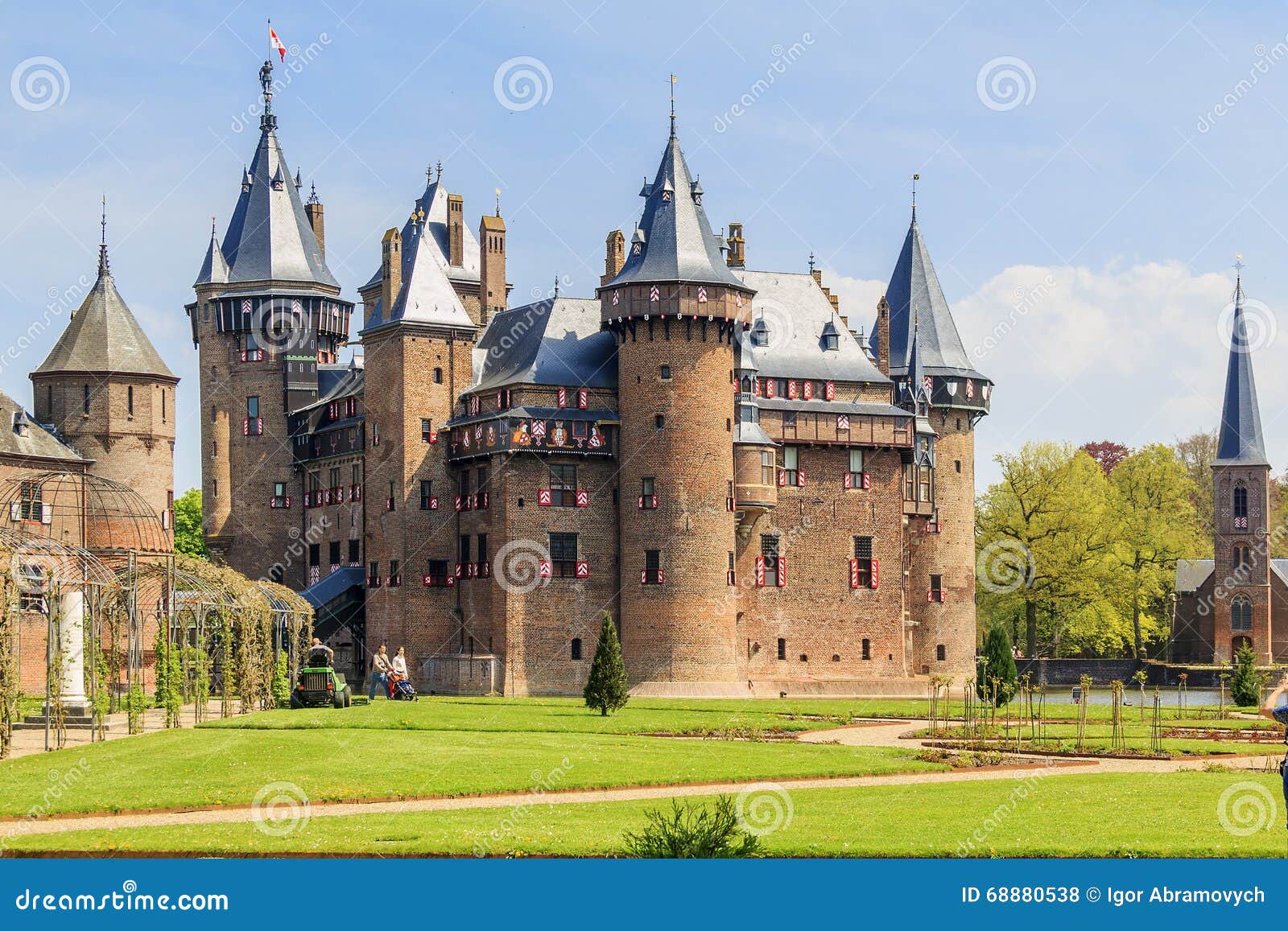 Castillo De haar foto de archivo editorial. Imagen de fortaleza - 68880538