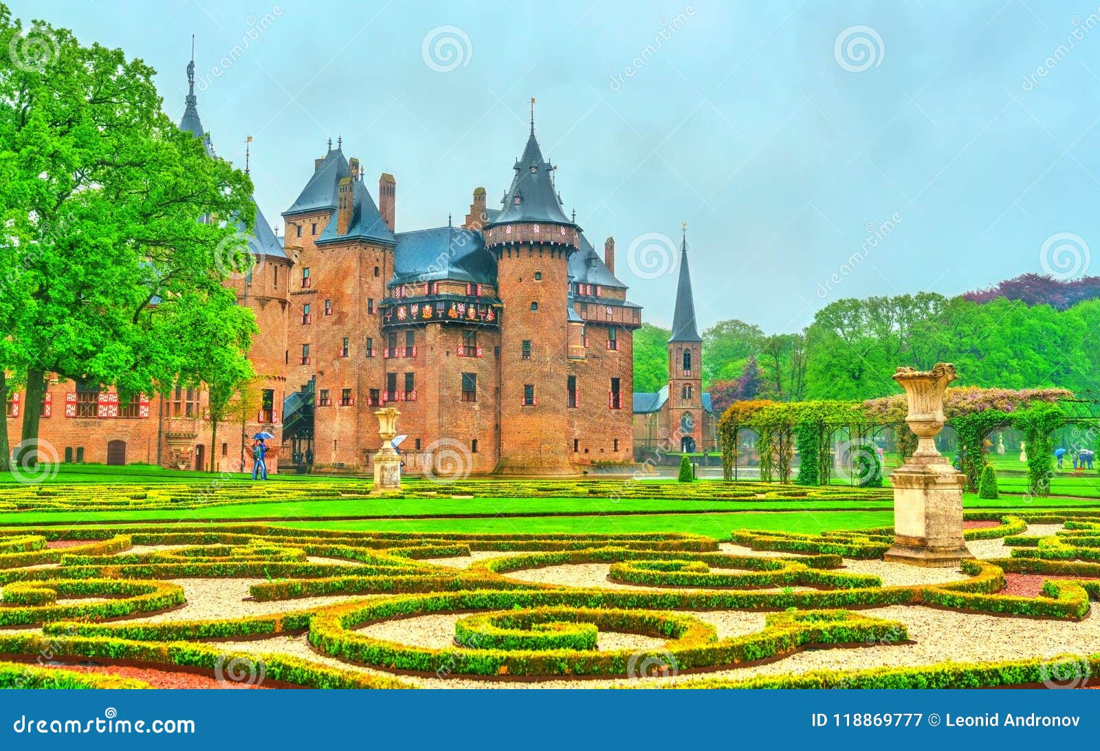 Castillo De De Haar Cerca De Utrecht, Países Bajos Fotografía editorial ...
