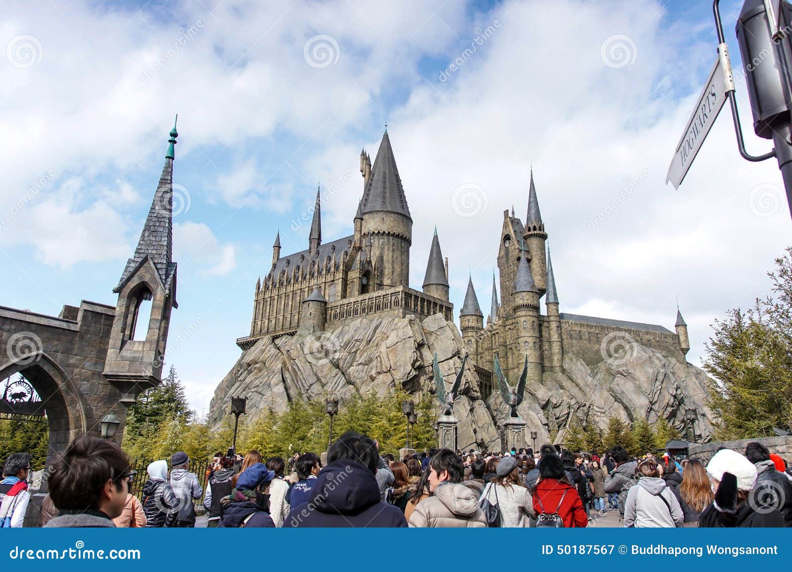 Castillo de Hogwarts fotografía editorial. Imagen de universal - 50187567