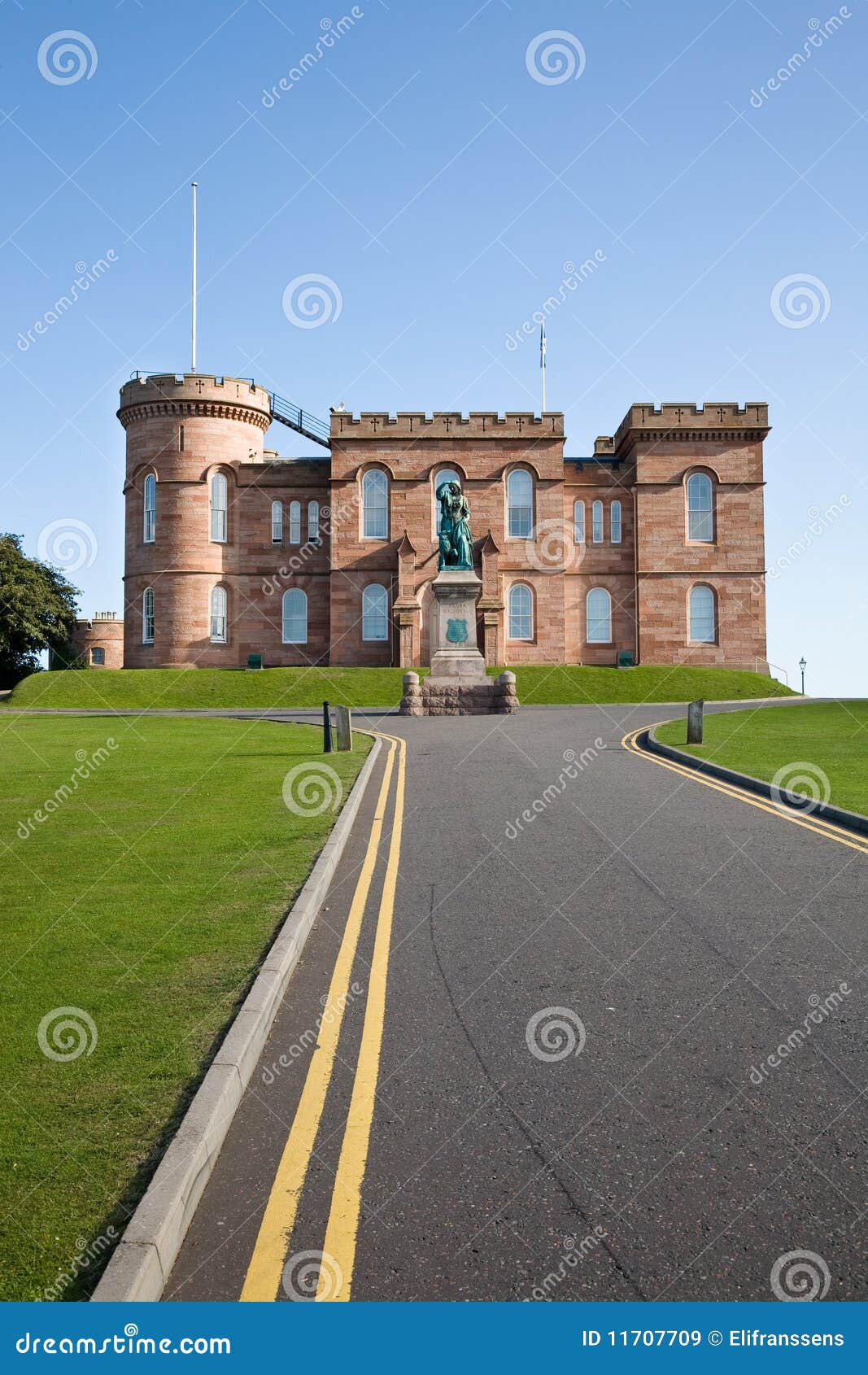 Castillo De Inverness, Escocia Imagen de archivo - Imagen de reino ...