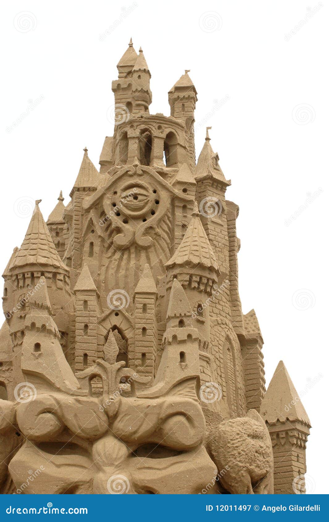 Castillo de la arena imagen de archivo. Imagen de escultura - 12011497