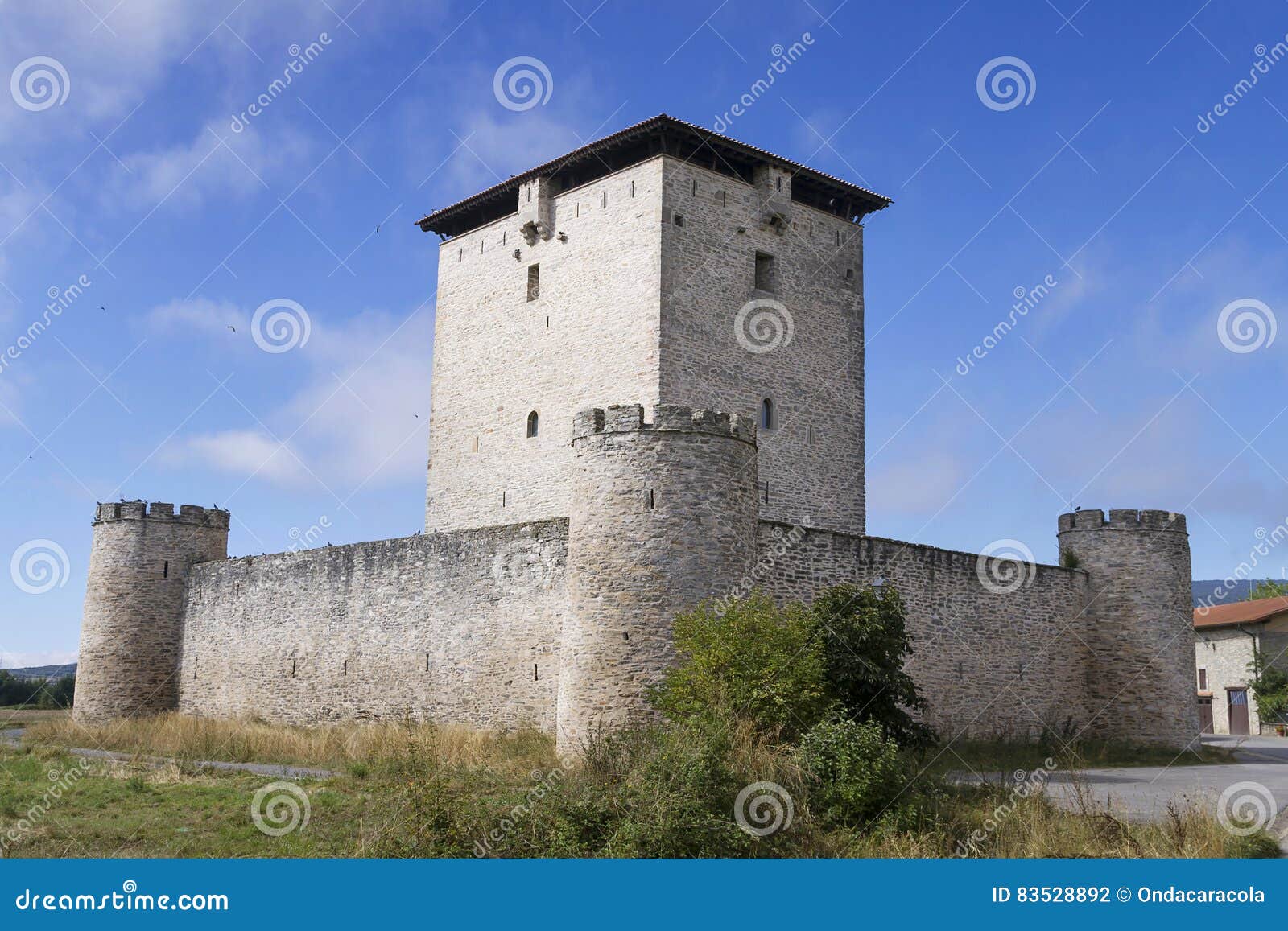 Castillo de la Edad Media foto de archivo. Imagen de famoso - 83528892