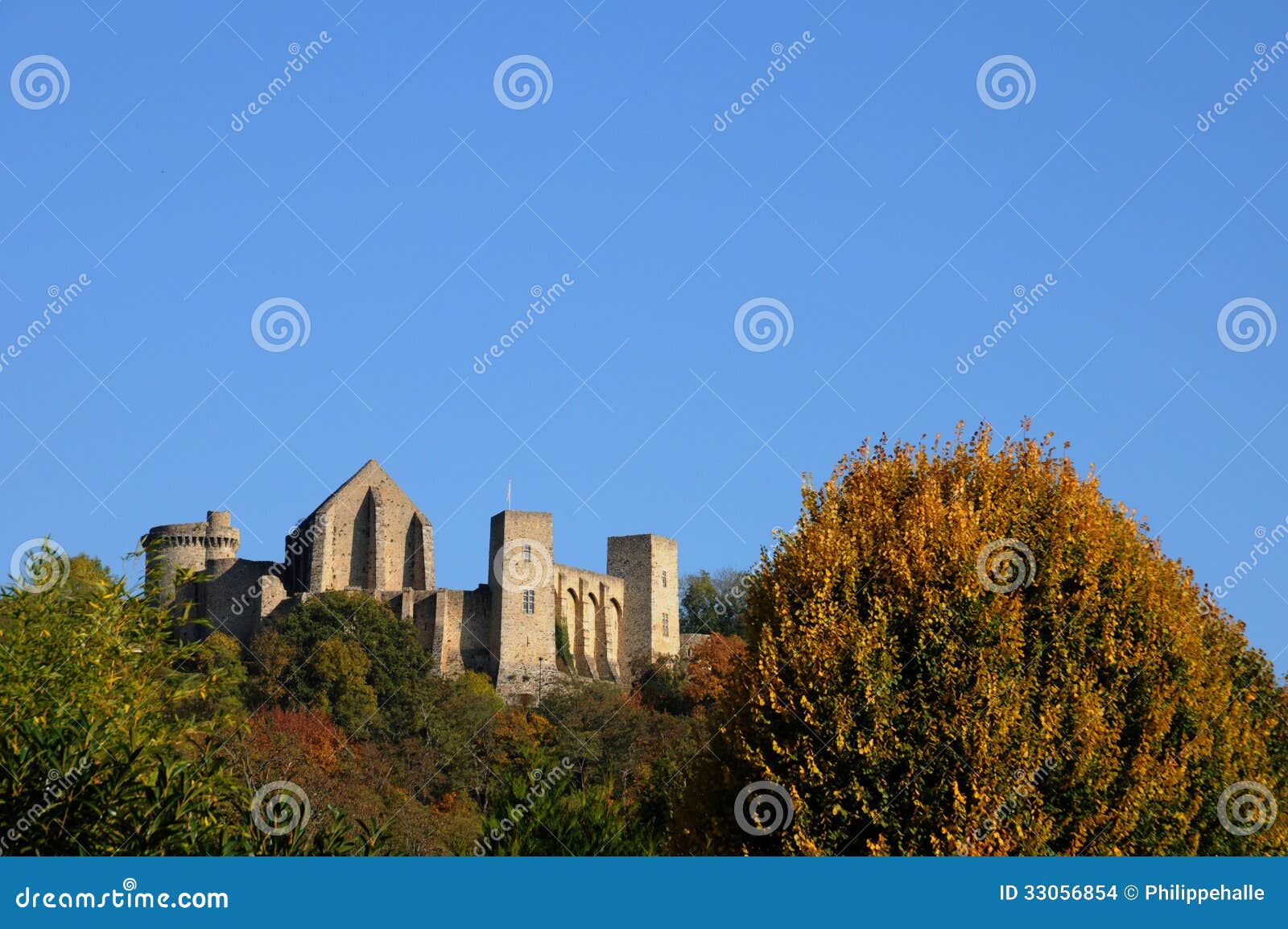 Castillo De Madeleine Del La En Chevreuse Foto de archivo - Imagen de ...