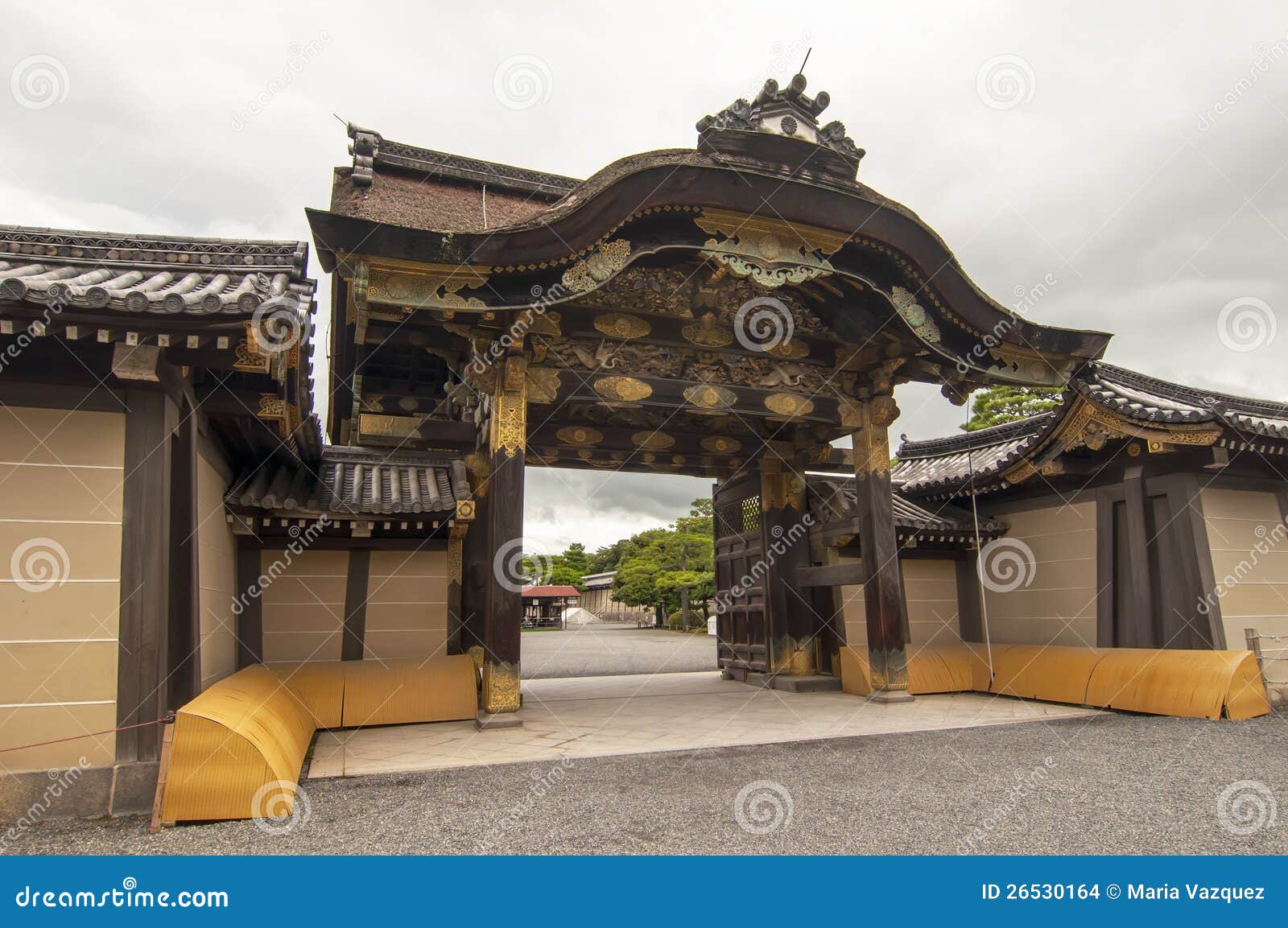 Castillo de Nijo, Kyoto foto de archivo. Imagen de herencia - 26530164