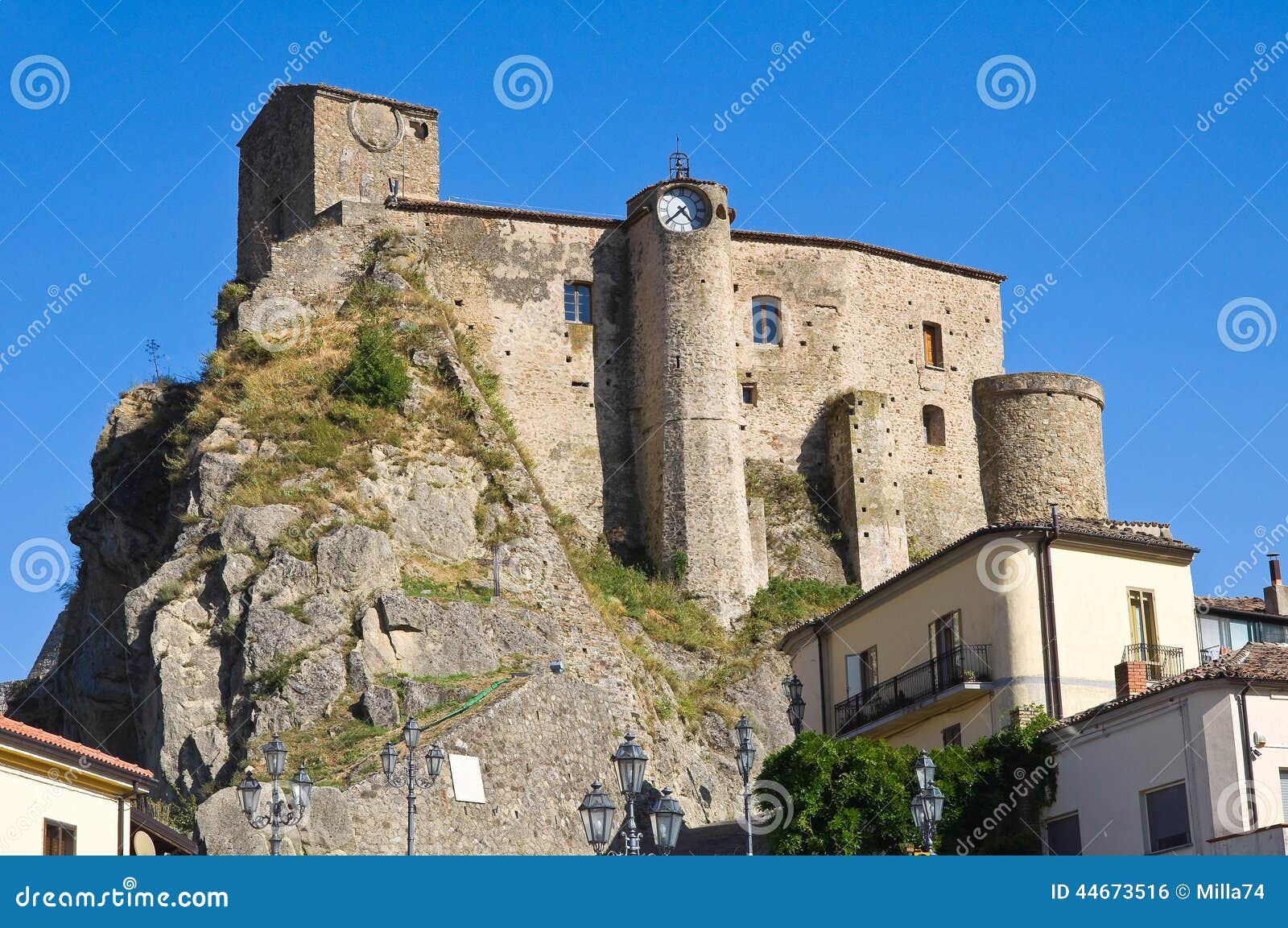Castillo De Oriolo Calabria Italia Foto de archivo - Imagen de palacio ...