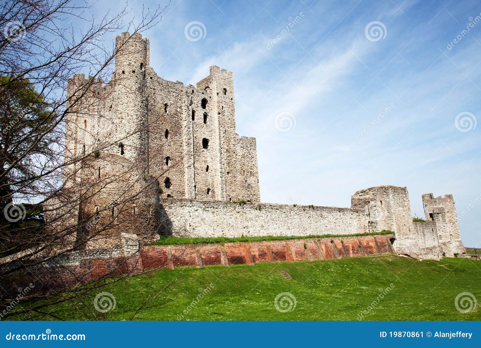 Castillo De Rochester En Kent Imagen de archivo - Imagen de rochester ...