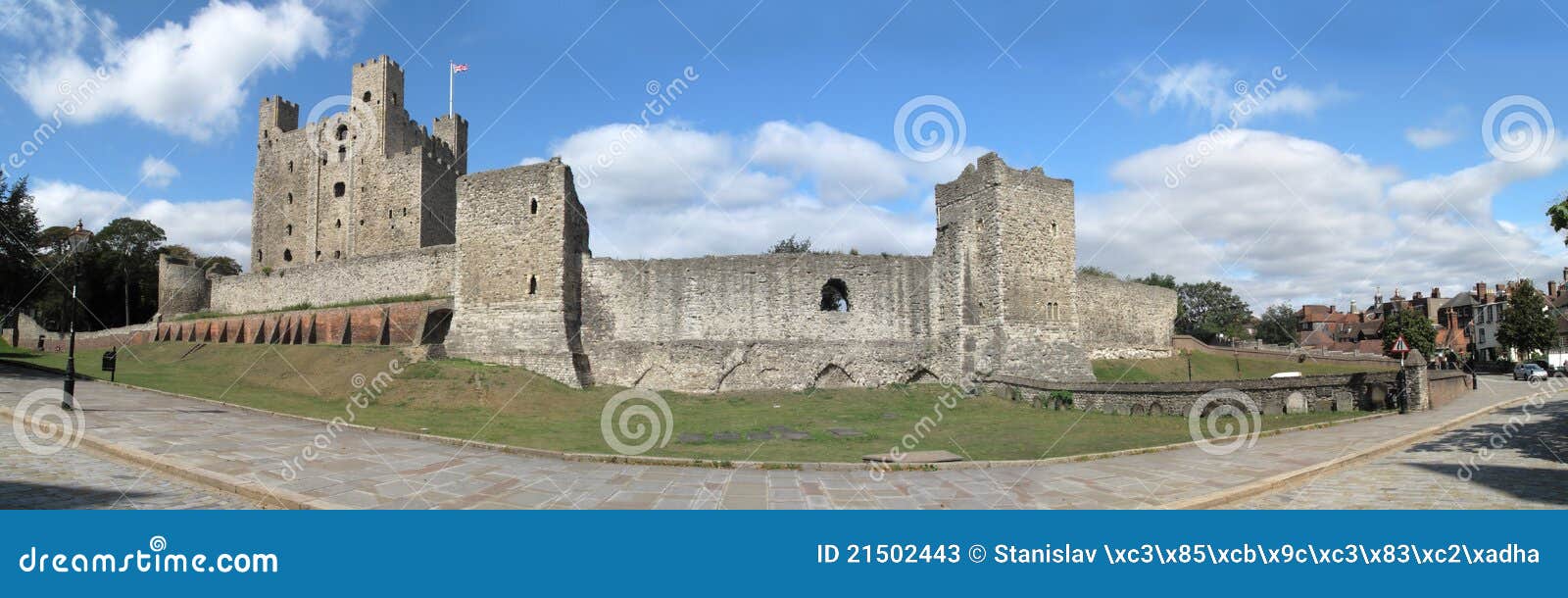 Castillo De Rochester, Kent, Inglaterra Imagen de archivo - Imagen de ...