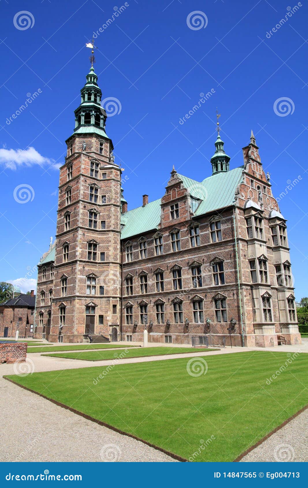 Castillo de Rosenborg imagen de archivo. Imagen de historia - 14847565