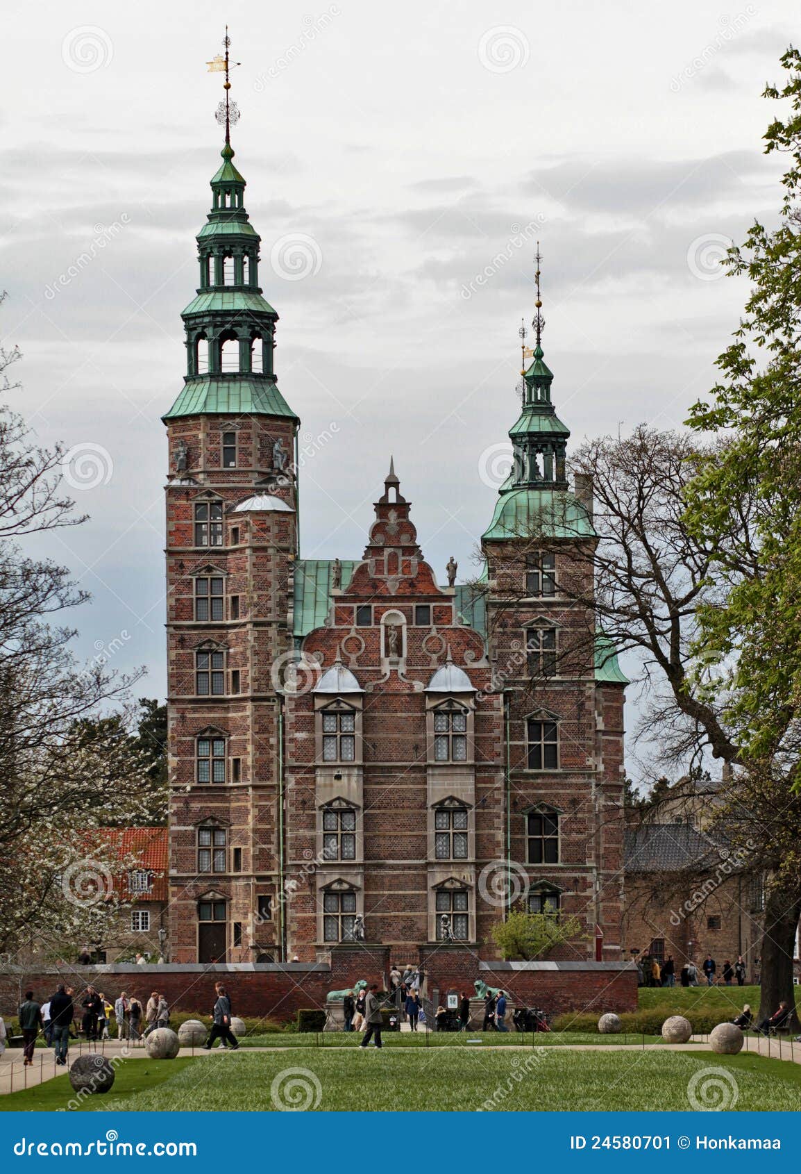 Castillo de Rosenborg foto editorial. Imagen de reina - 24580701