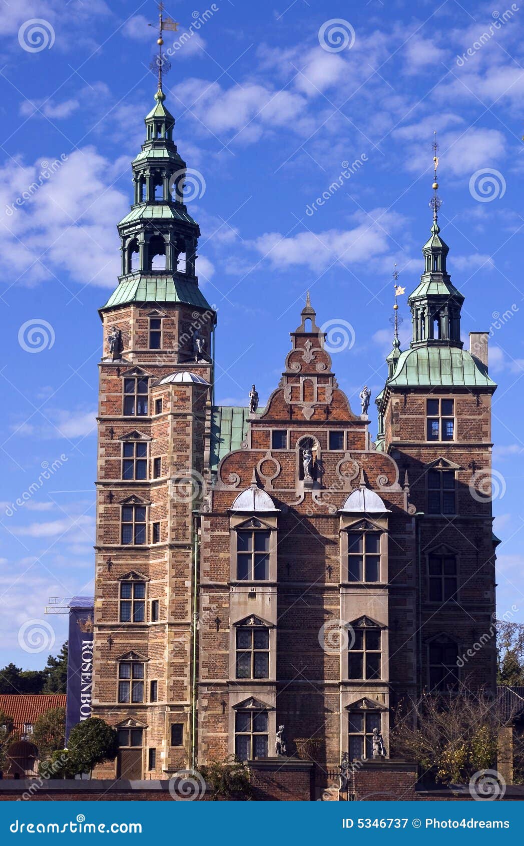 Castillo De Rosenborg, Copenhague Imagen de archivo - Imagen de reyes ...
