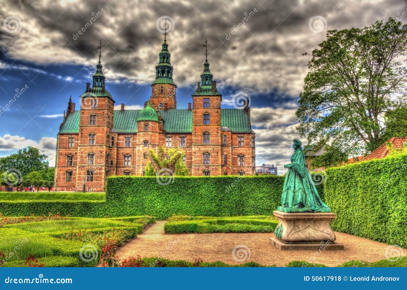 Castillo De Rosenborg En Copenhague Foto de archivo - Imagen de ...