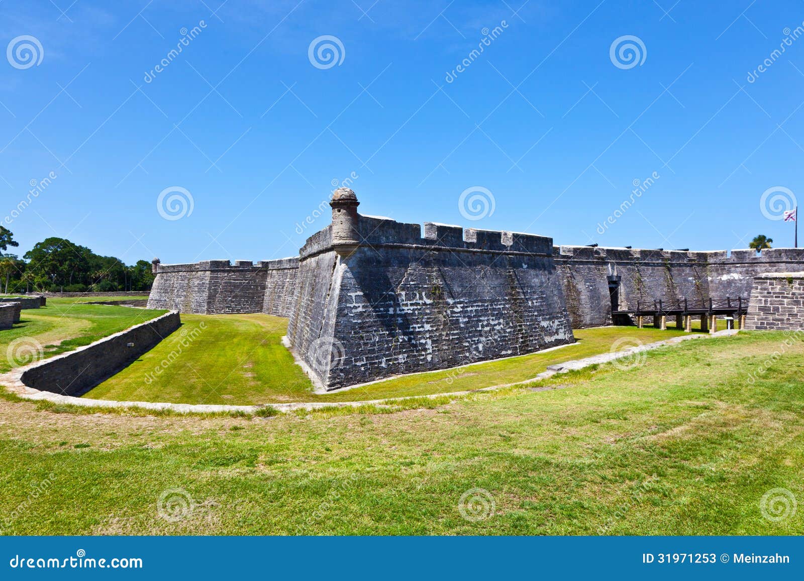 Castillo De San Marco - Ancient Fort in St. Augustine Stock Image ...