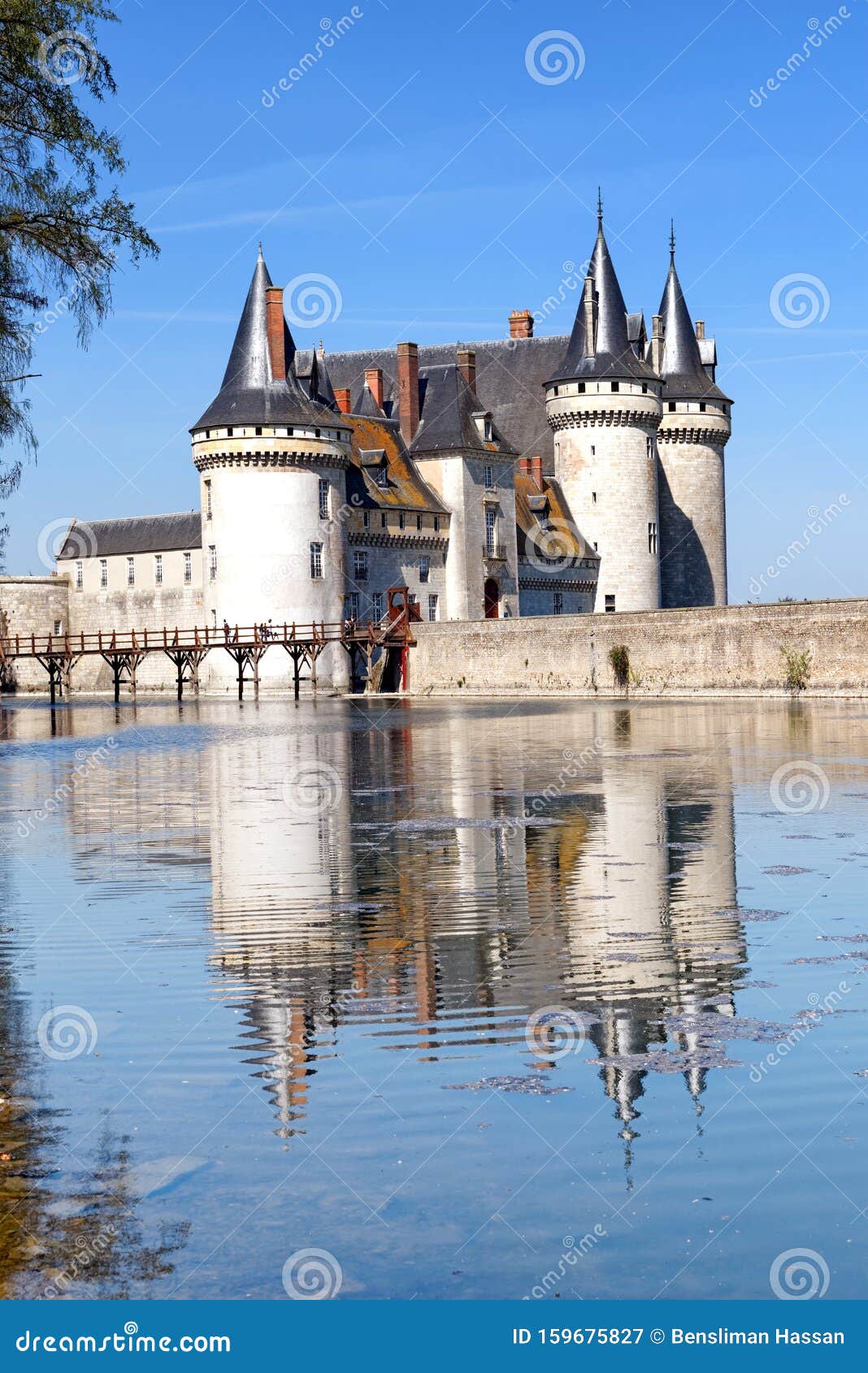 Castillo De Sully Sur Loire Imagen de archivo - Imagen de francia ...