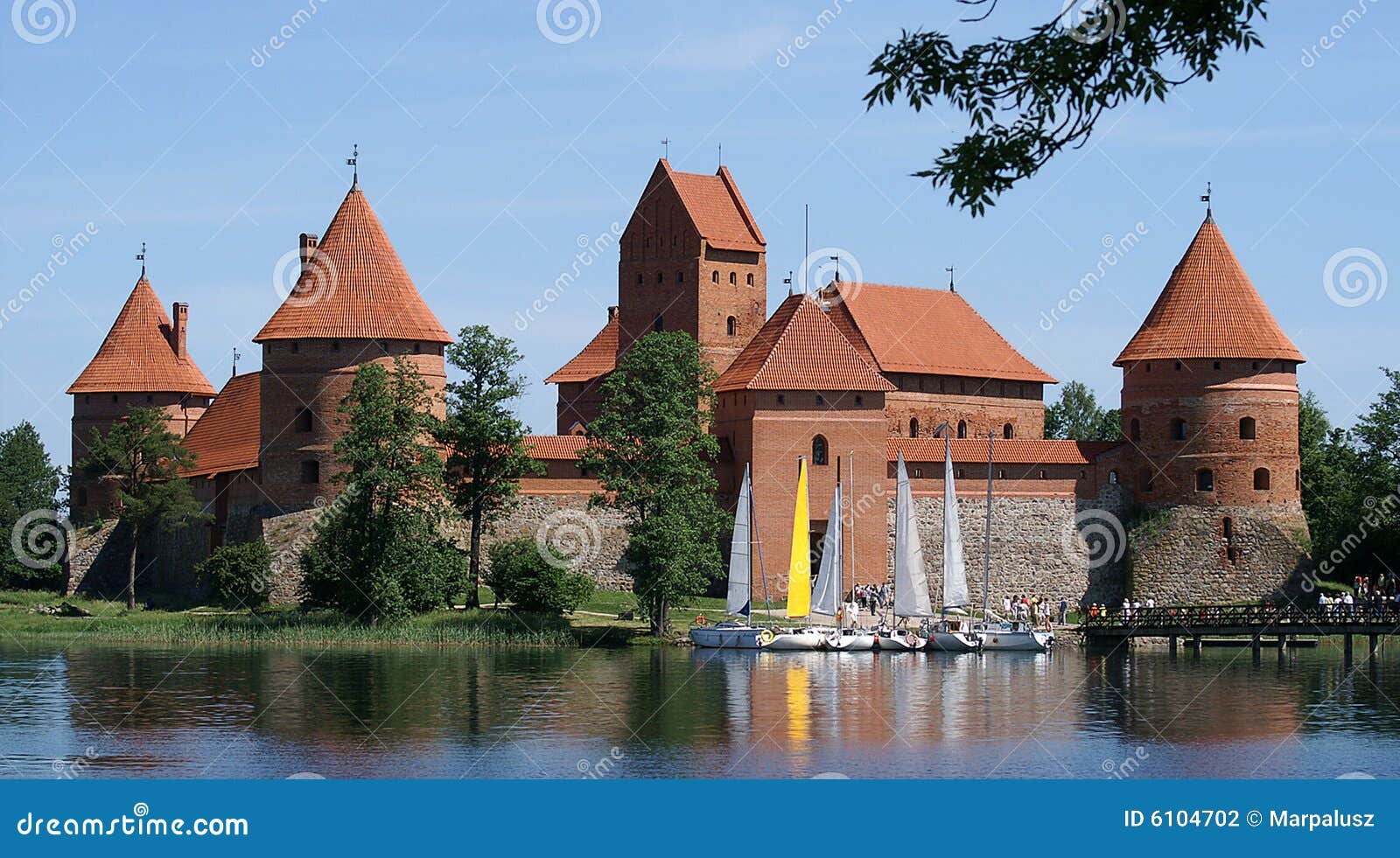 Castillo De Trakai, Lituania Foto de archivo - Imagen de herencia ...