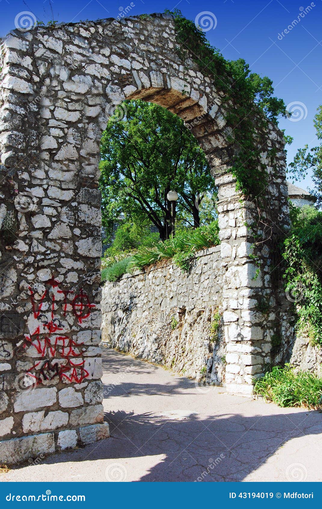 Castillo De Trsat En Rijeka Croacia - Gradina Imagen de archivo ...