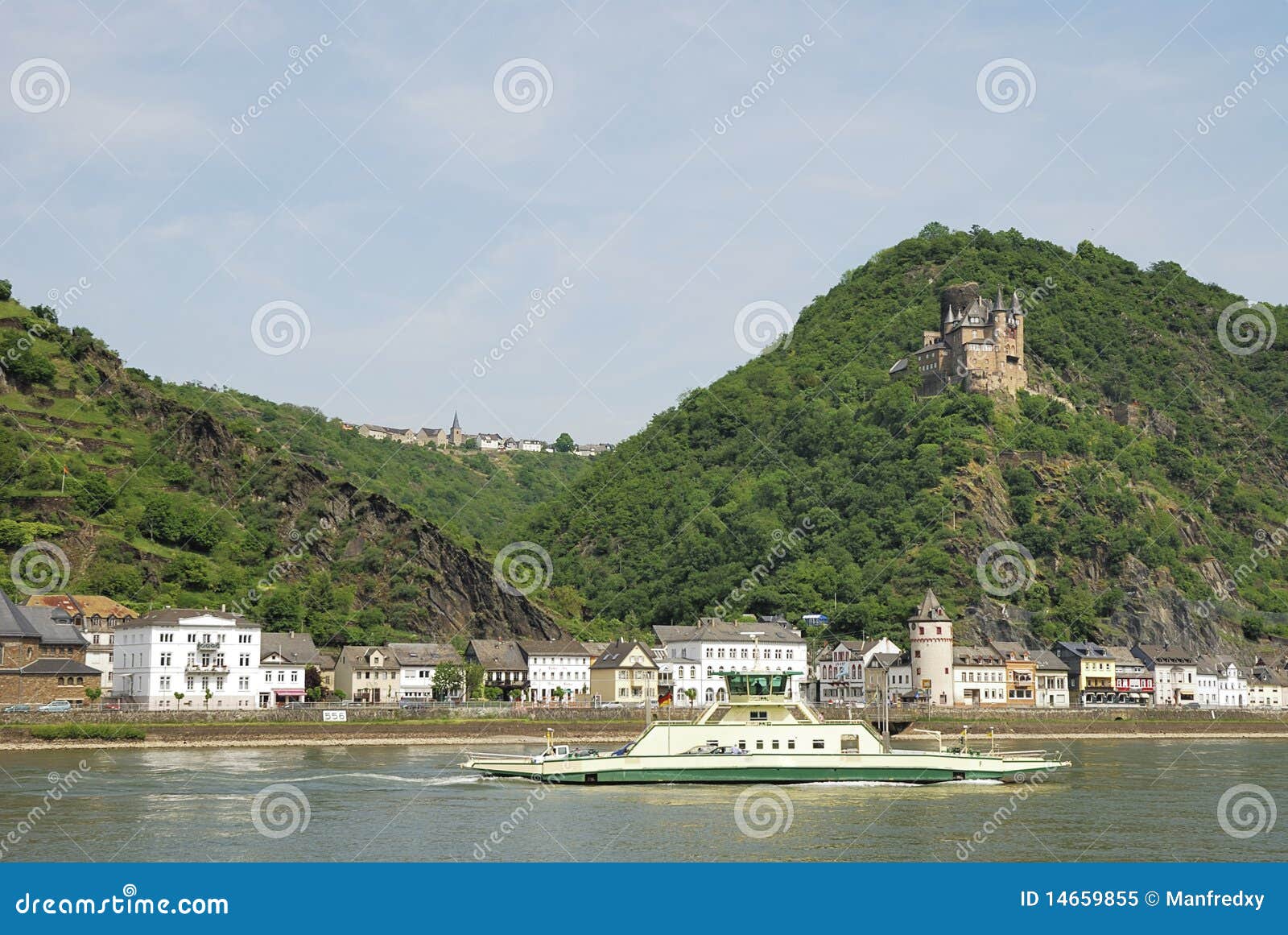 Castillo del Rin imagen de archivo. Imagen de alemania - 14659855