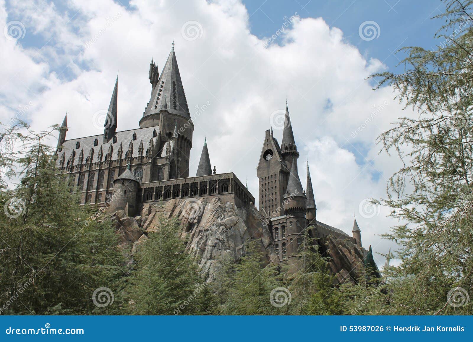 Castillo Harry Potter Universal Studio De Hogwarts Foto editorial ...