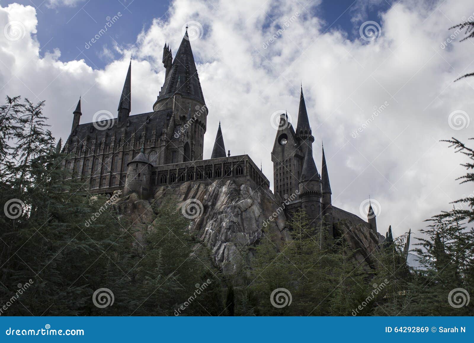 Castillo III de Hogwarts imagen de archivo editorial. Imagen de florida ...
