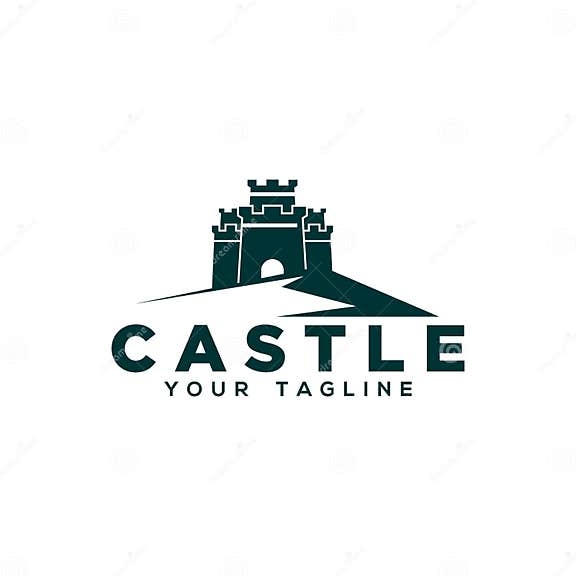Castillo Logo Vector Art Logo Stock de ilustración - Ilustración de ...